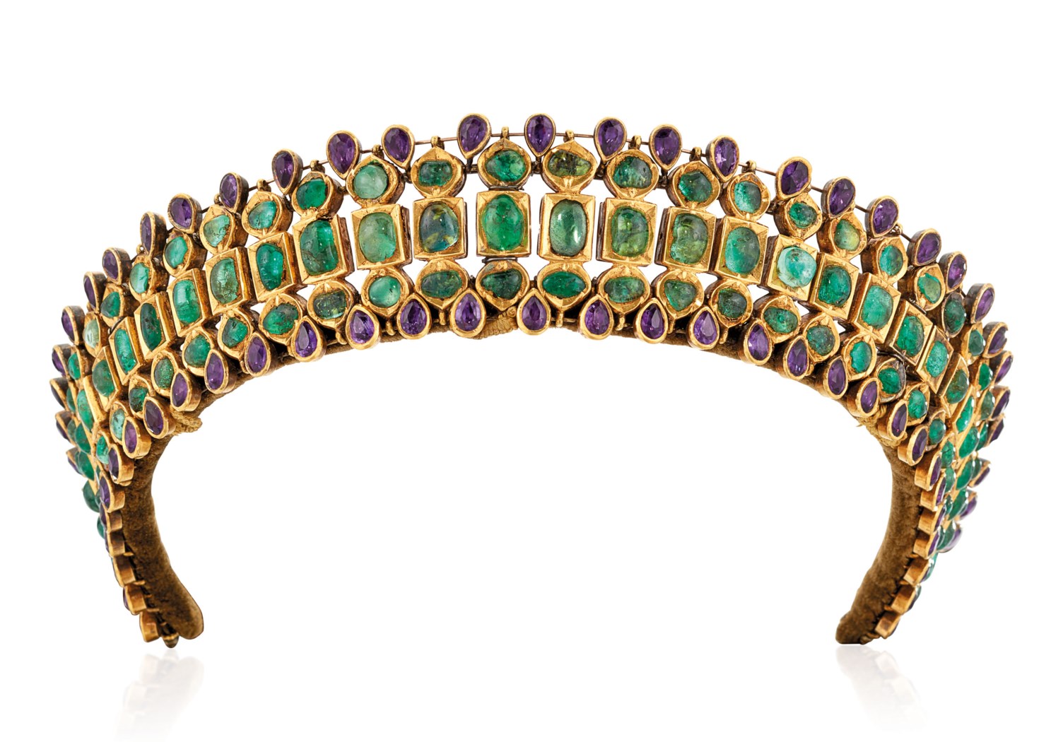 LATE 19TH CENTURY EMERALD AND AMETHYST TIARA | Christie's