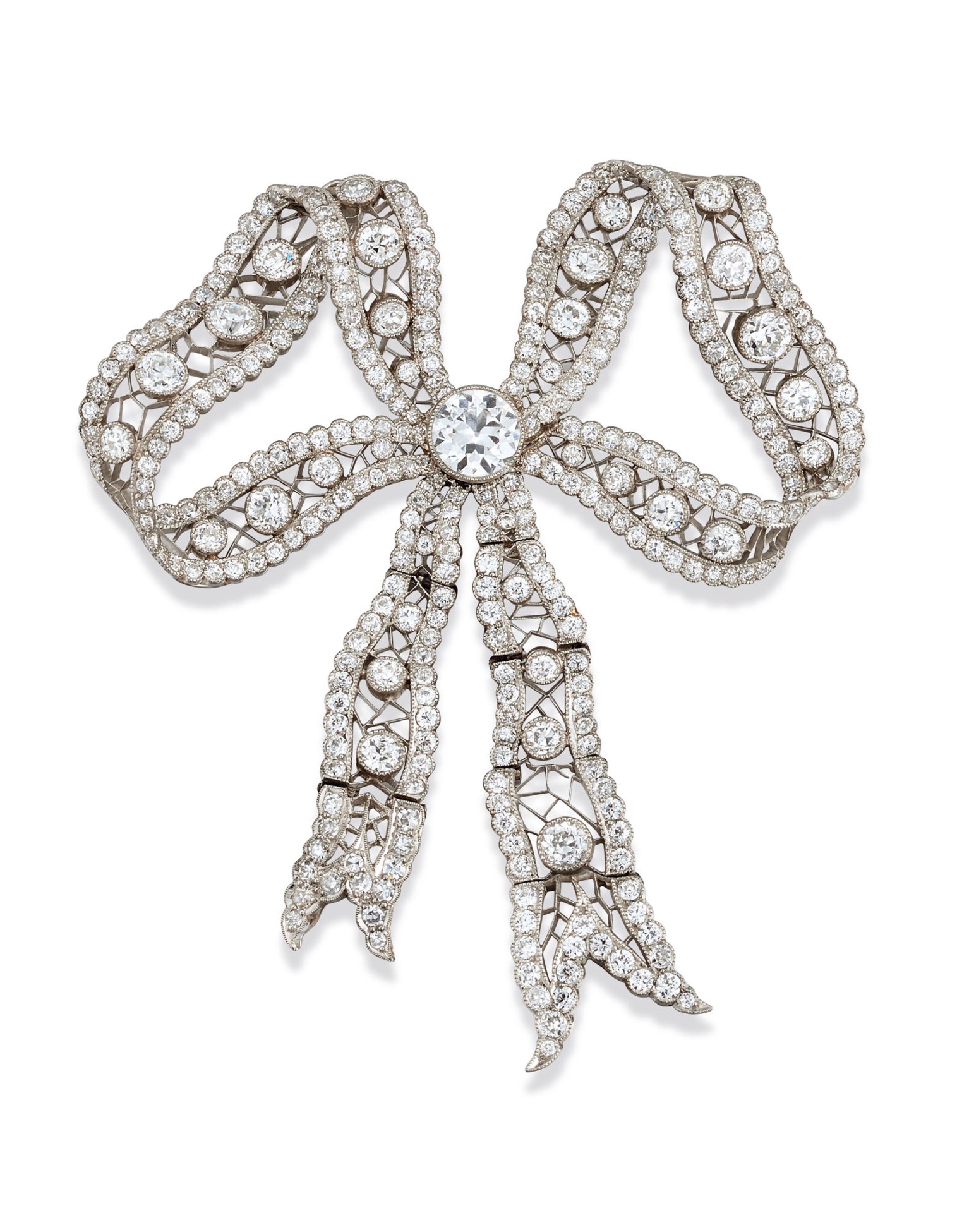 EARLY 20TH CENTURY DIAMOND BOW BROOCH, SHREVE & CO. | Christie's