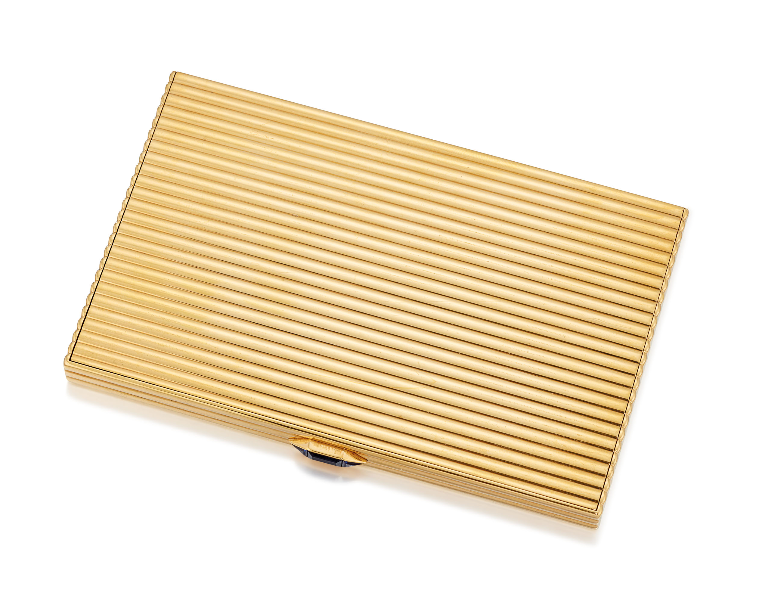 GOLD AND SAPPHIRE CIGARETTE CASE, CARTIER | Christie's