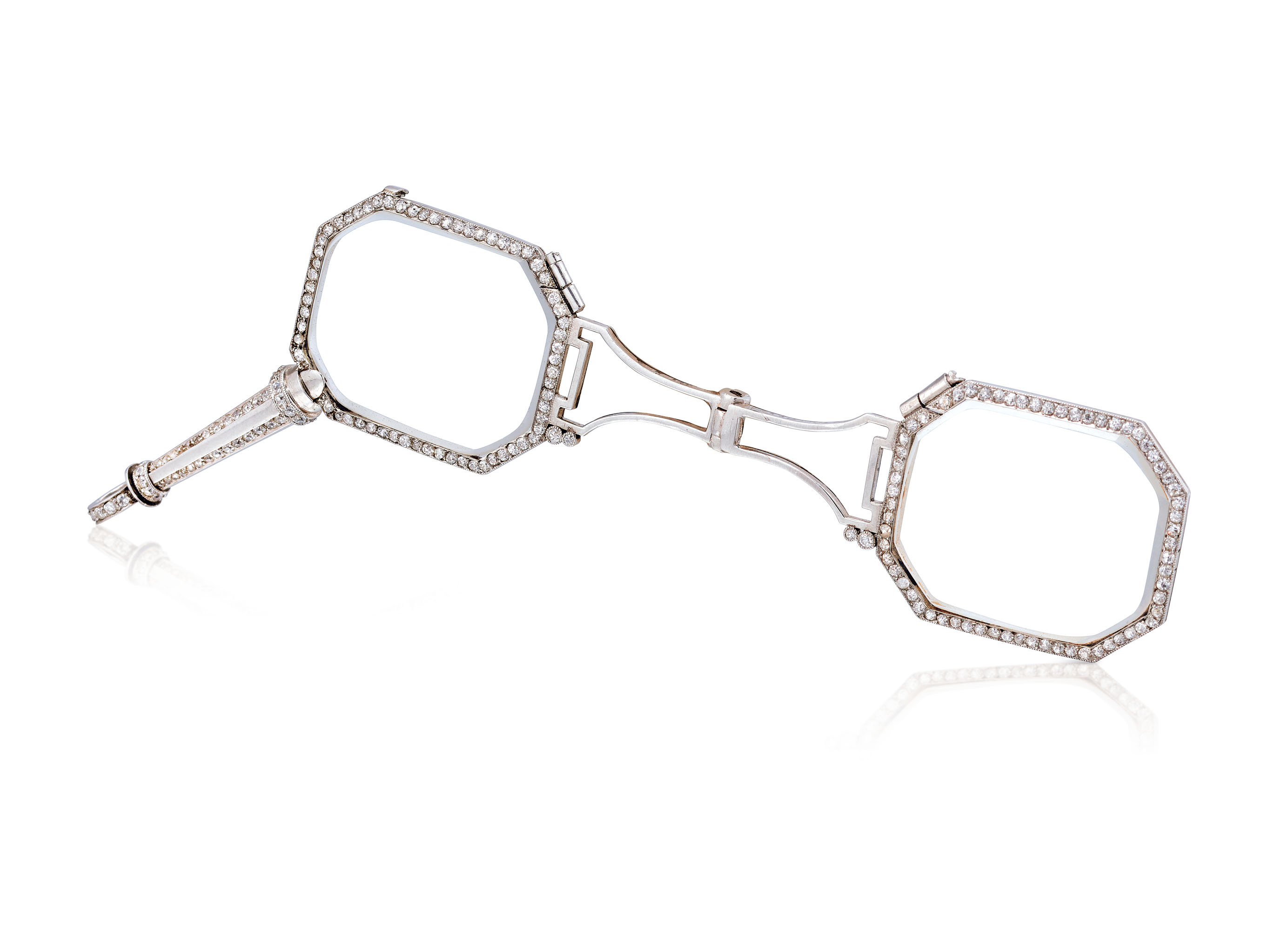 EARLY 20TH CENTURY DIAMOND LORGNETTES, CARTIER, | Christie’s
