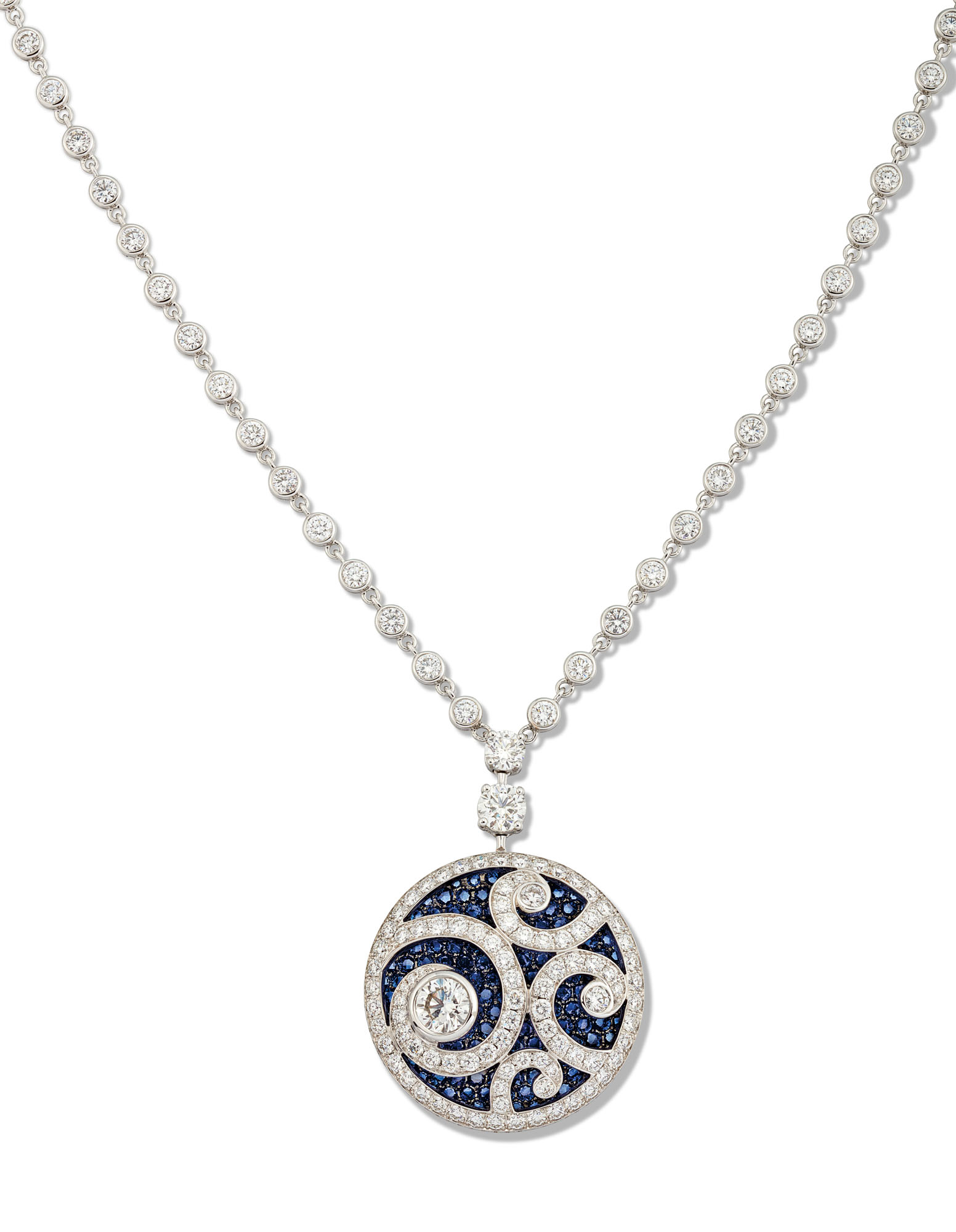 NO RESERVE - GOLD, SAPPHIRE AND DIAMOND NECKLACE, GRAFF, | Christie’s