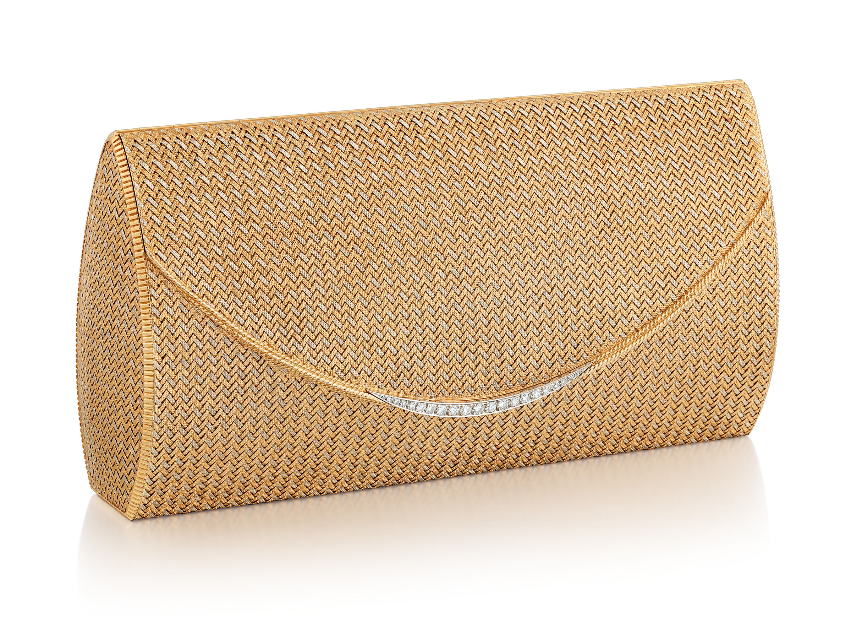 GOLD AND DIAMOND-SET EVENING BAG, | Christie’s