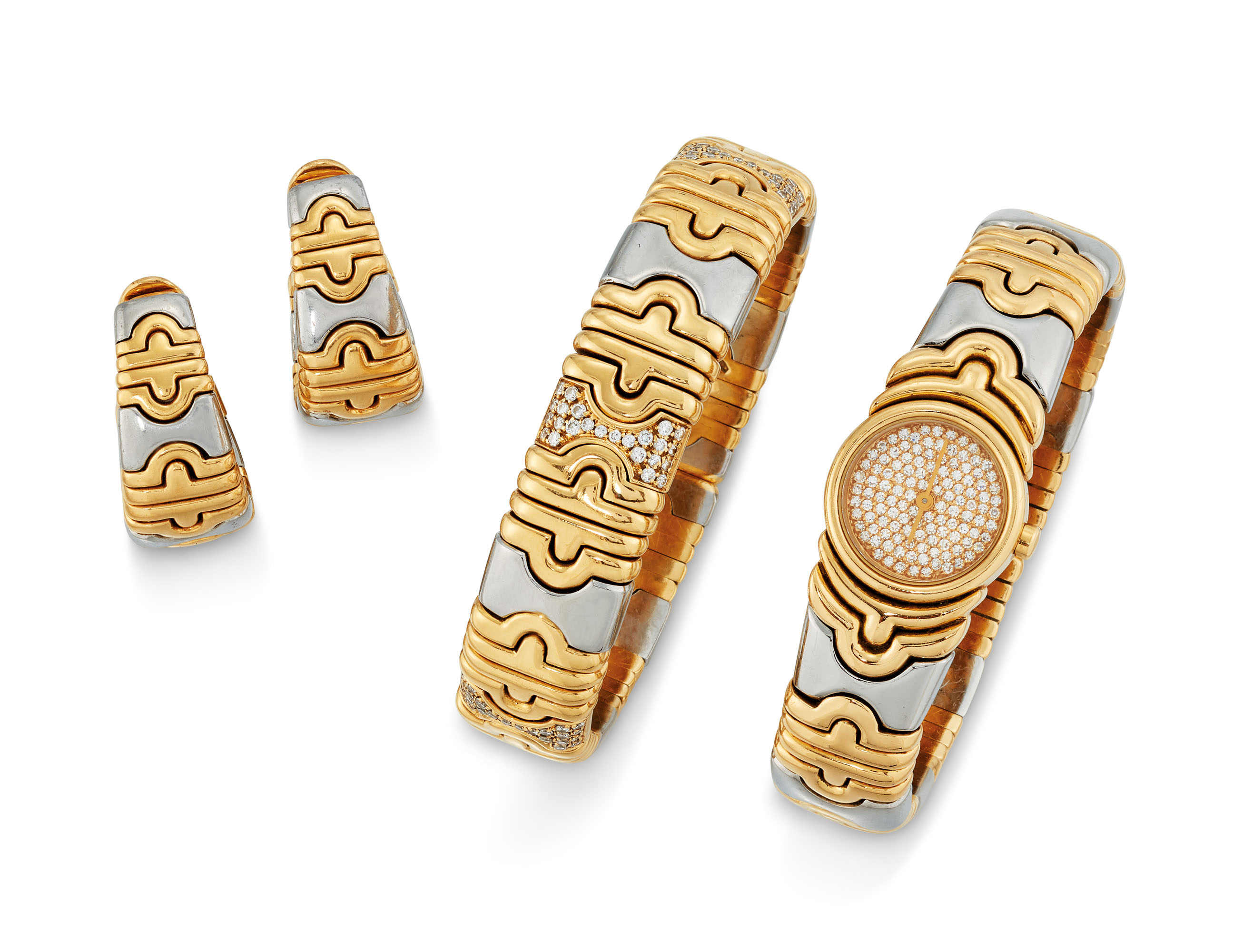 DIAMOND-SET 'PARENTESI' SUITE, BULGARI, | Christie’s