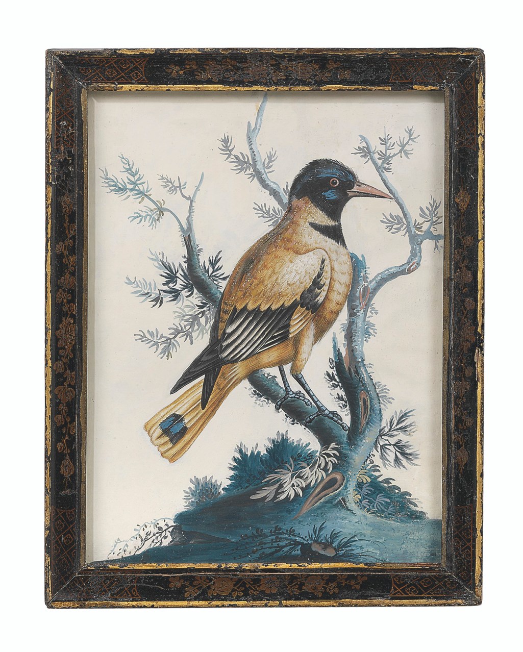 FOUR PAIRS OF GEORGE III EMBOSSED BIRD PICTURES, SIX BY ISAAC SPACKMAN ...