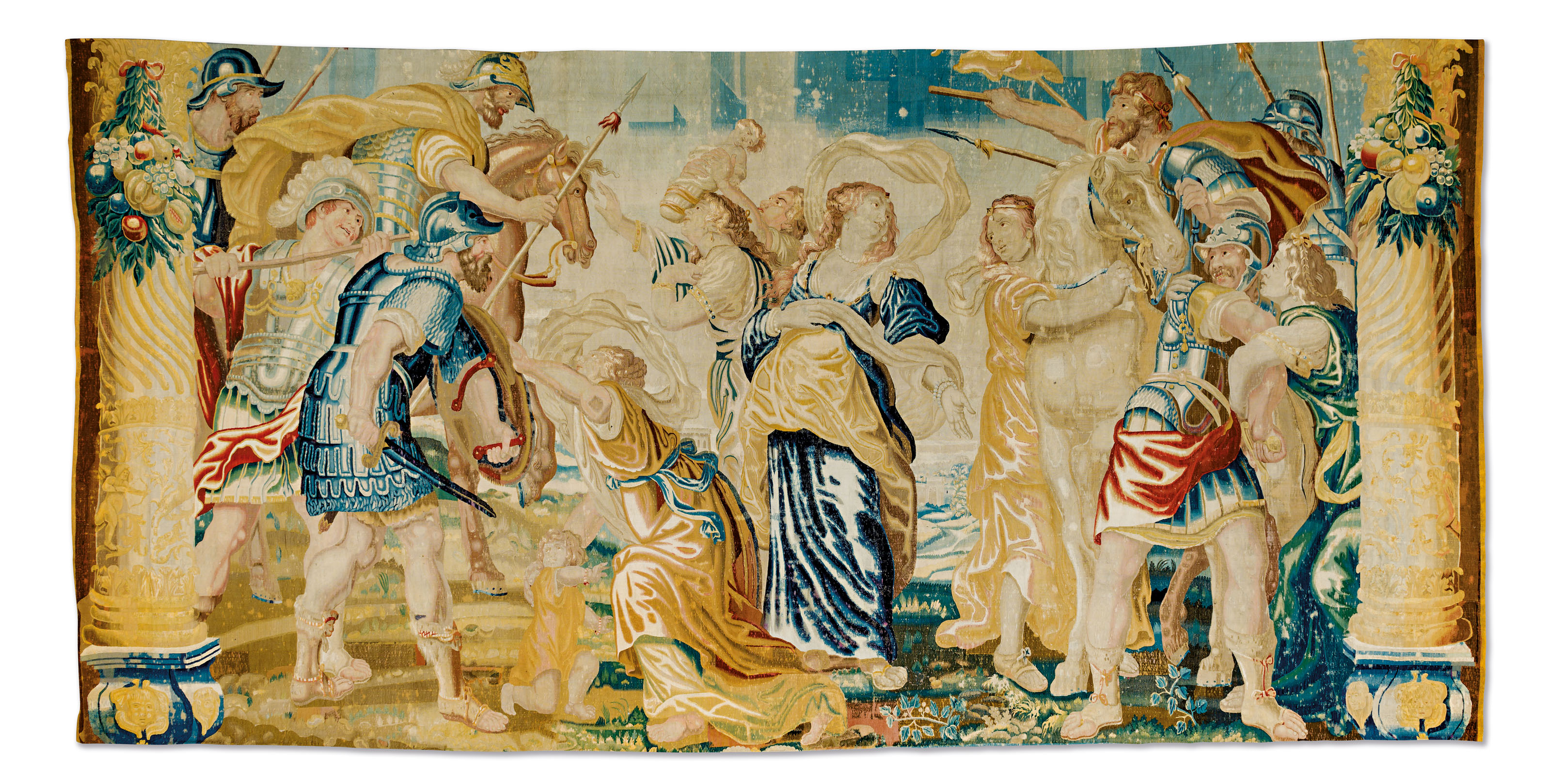 A FLEMISH HISTORICAL TAPESTRY, AFTER PETER PAUL RUBENS, BRUSSELS, MID ...