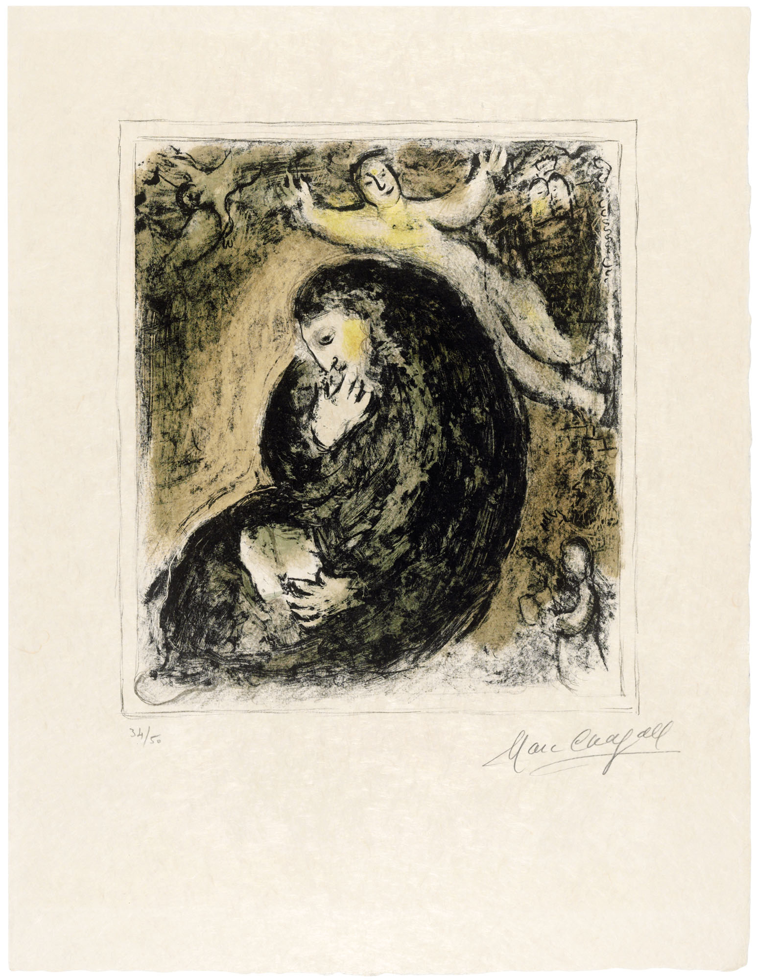 MARC CHAGALL (1887-1985), Le prophète à l'ange | Christie’s