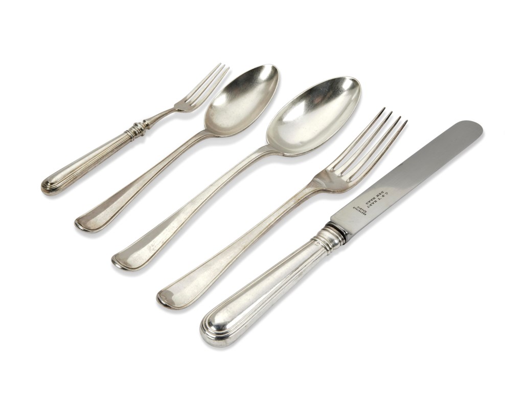 A DUTCH SILVER TABLE-SERVICE, MARK OF C. P. HART, THE HAGUE, 1938 ...