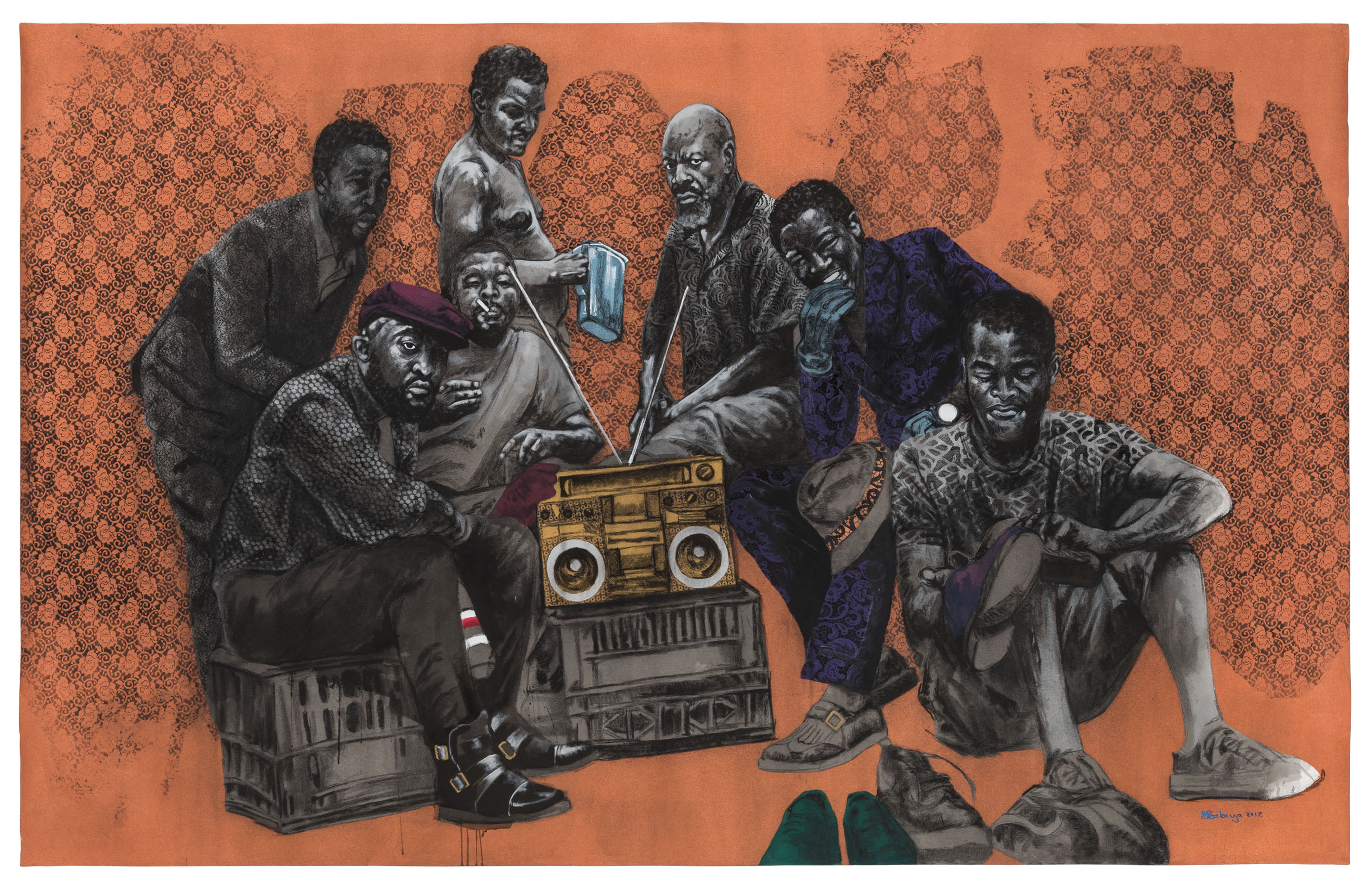 BAMBO SIBIYA (B. 1986), The Gathering of Swenkas | Christie’s