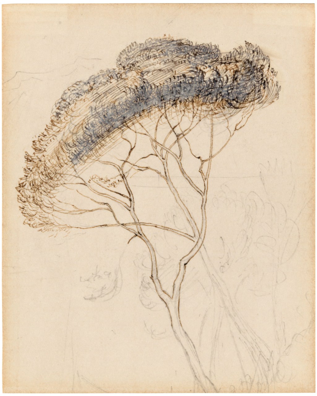JOHN RUSKIN, H.R.W.S. (LONDON 1819-1900), Nine studies for 'The ...