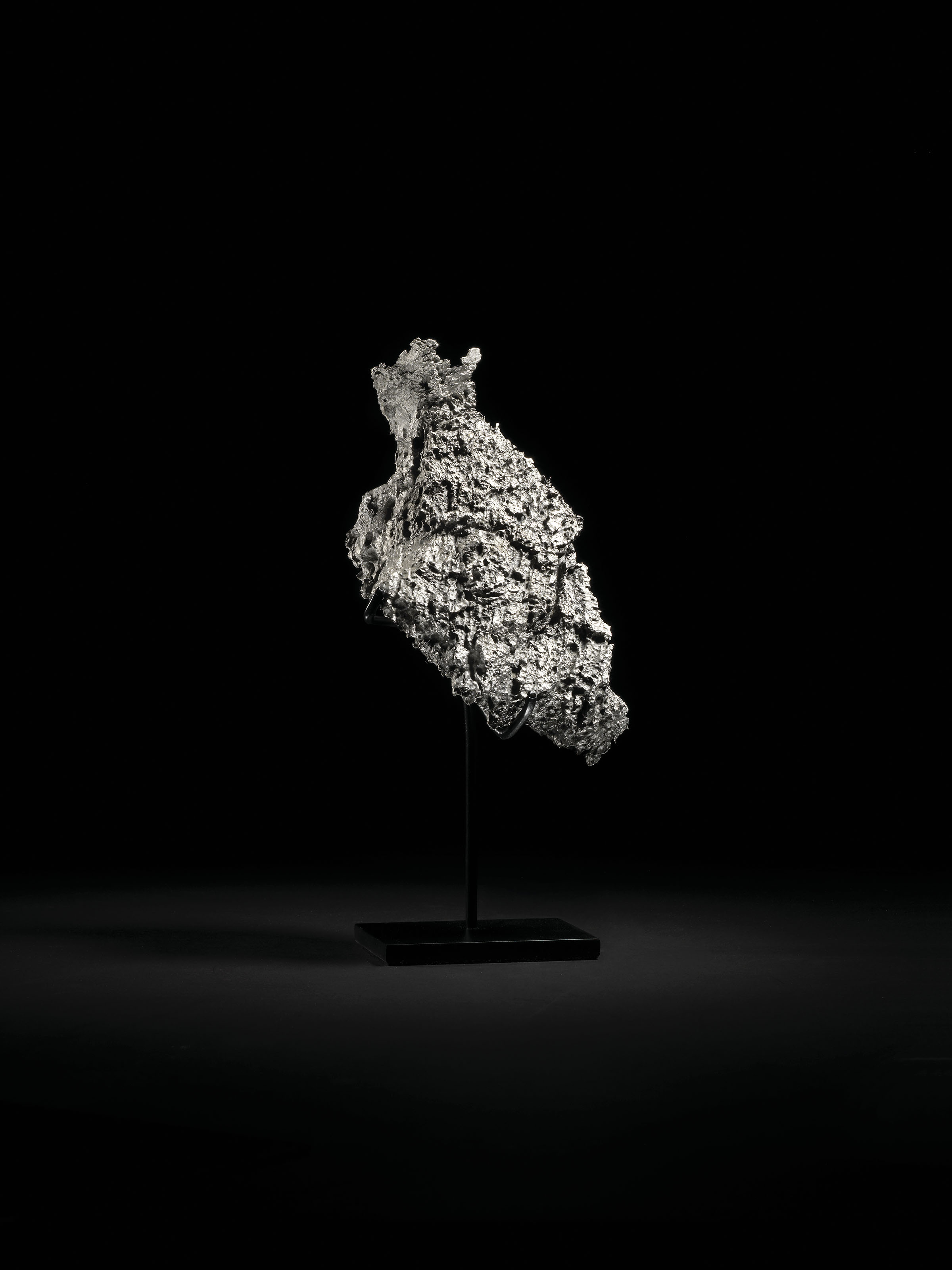 A DRONINO METEORITE - ABSTRACT FIGURE FROM OUTER SPACE, Iron, ataxite ...