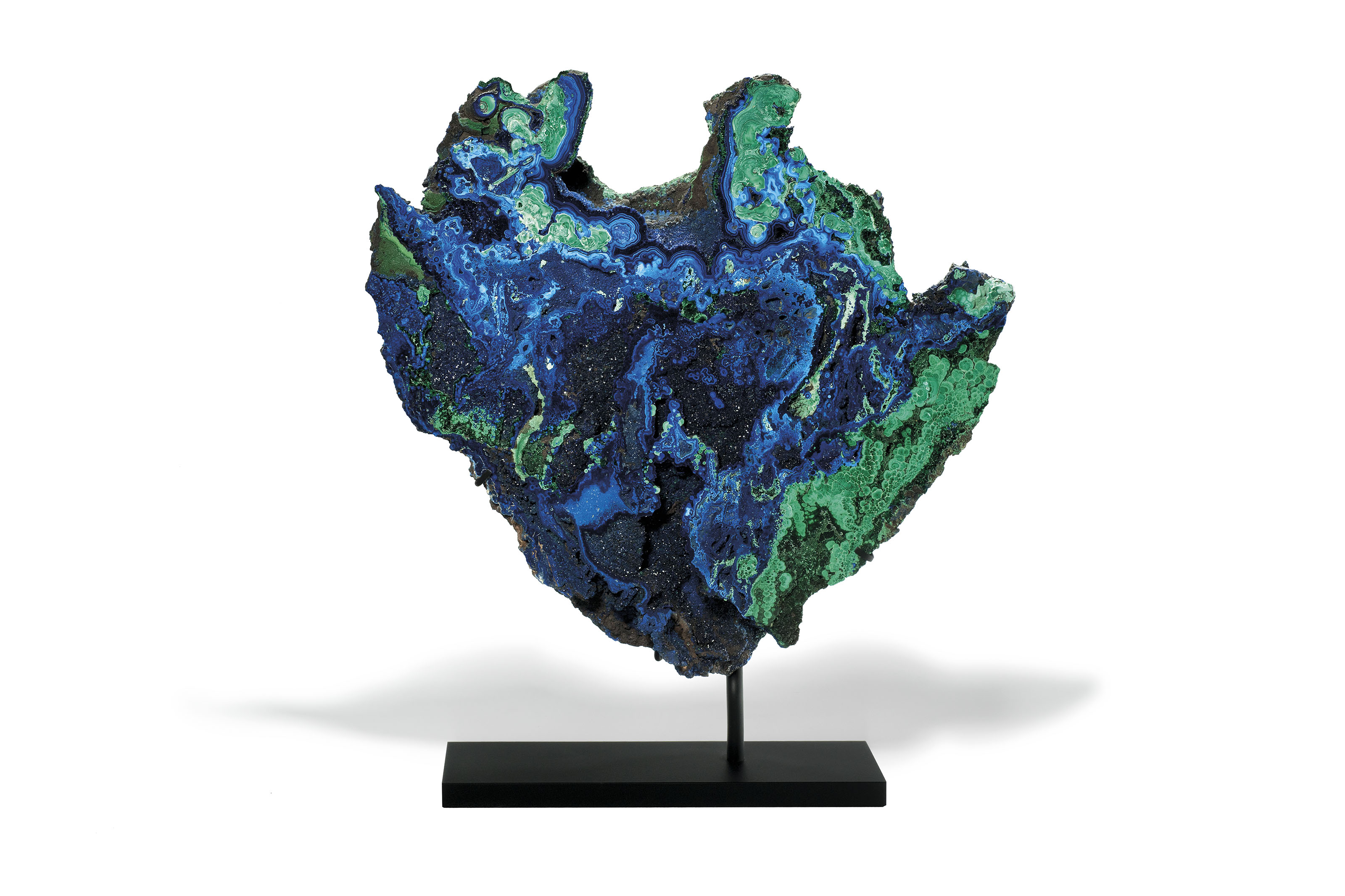 A SPECIMEN OF AZURITE AND MALACHITE, RUSSIA | Christie’s