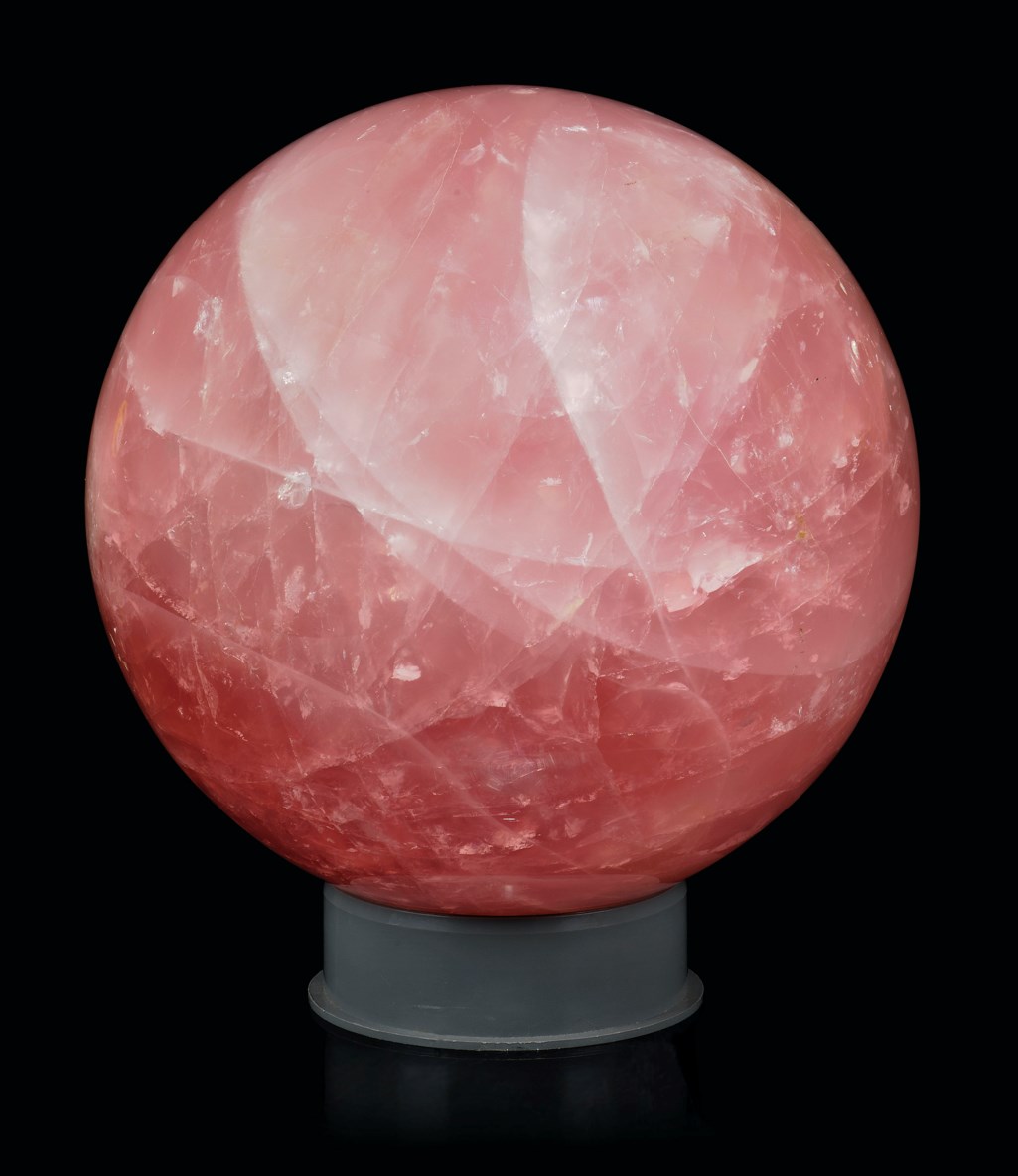 A ROSE QUARTZ SPHERE, BRAZIL | Christie’s
