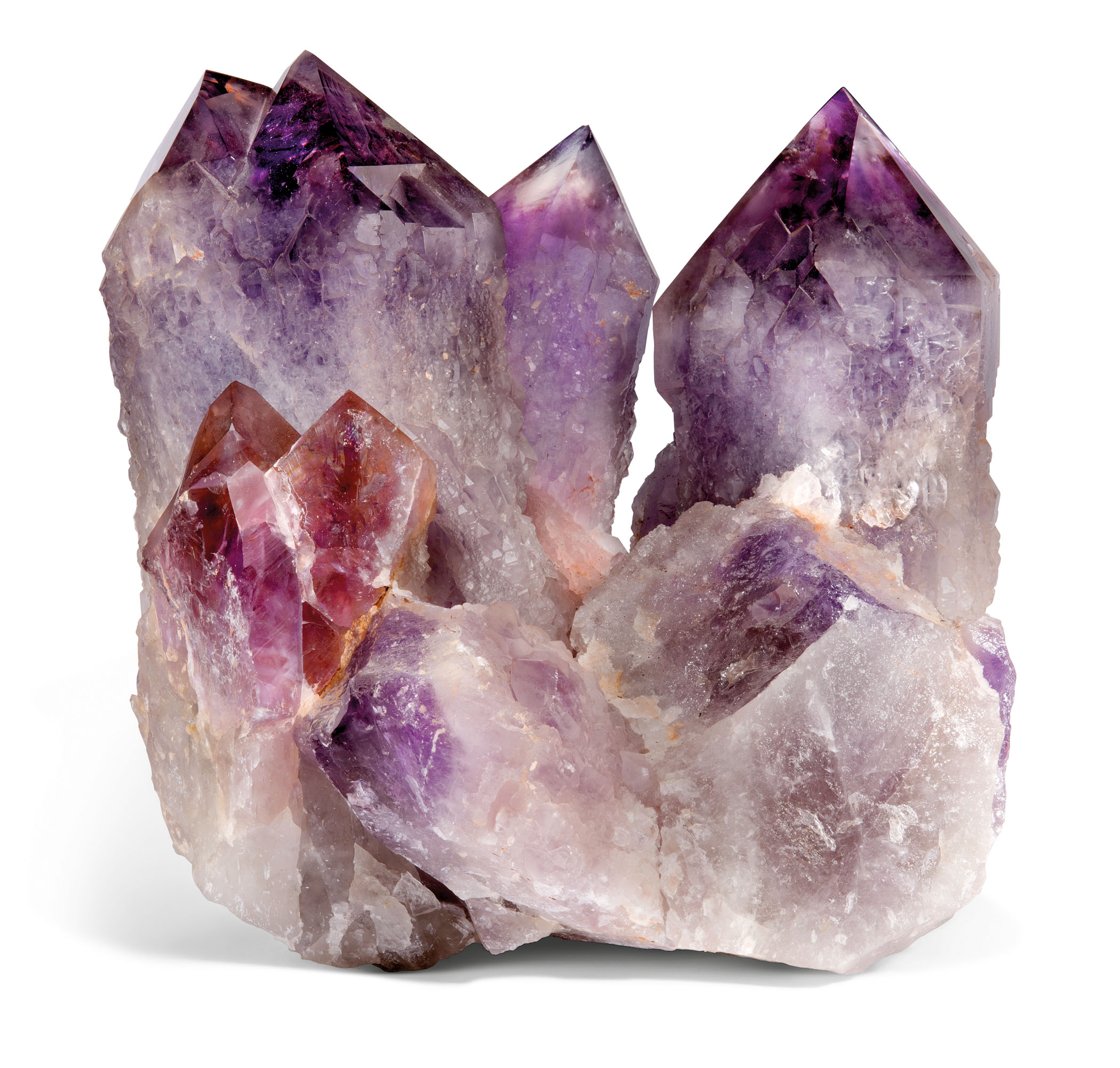 A CLUSTER OF LARGE AMETHYST POINTS, BRAZIL | Christie’s