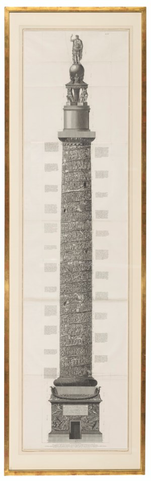 PIRANESI, Giovanni Battista (1720-1778). [Two large engraved plates of ...