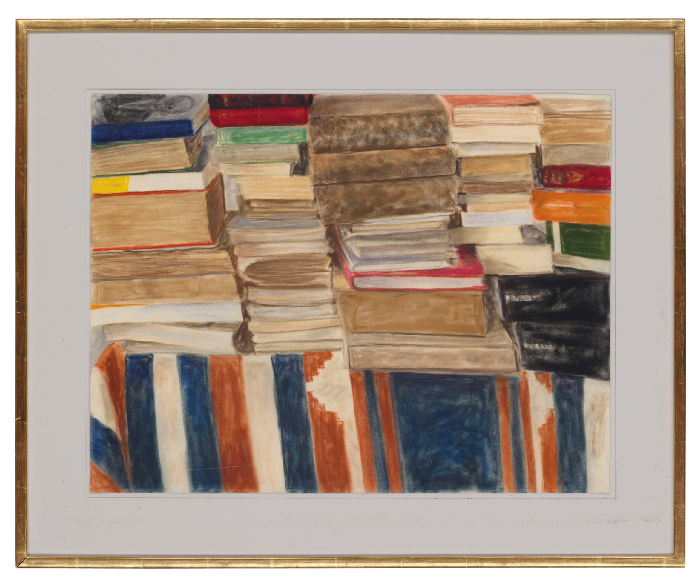 Avigdor Arikha (1929-2010), Pile of books on the table | Christie's