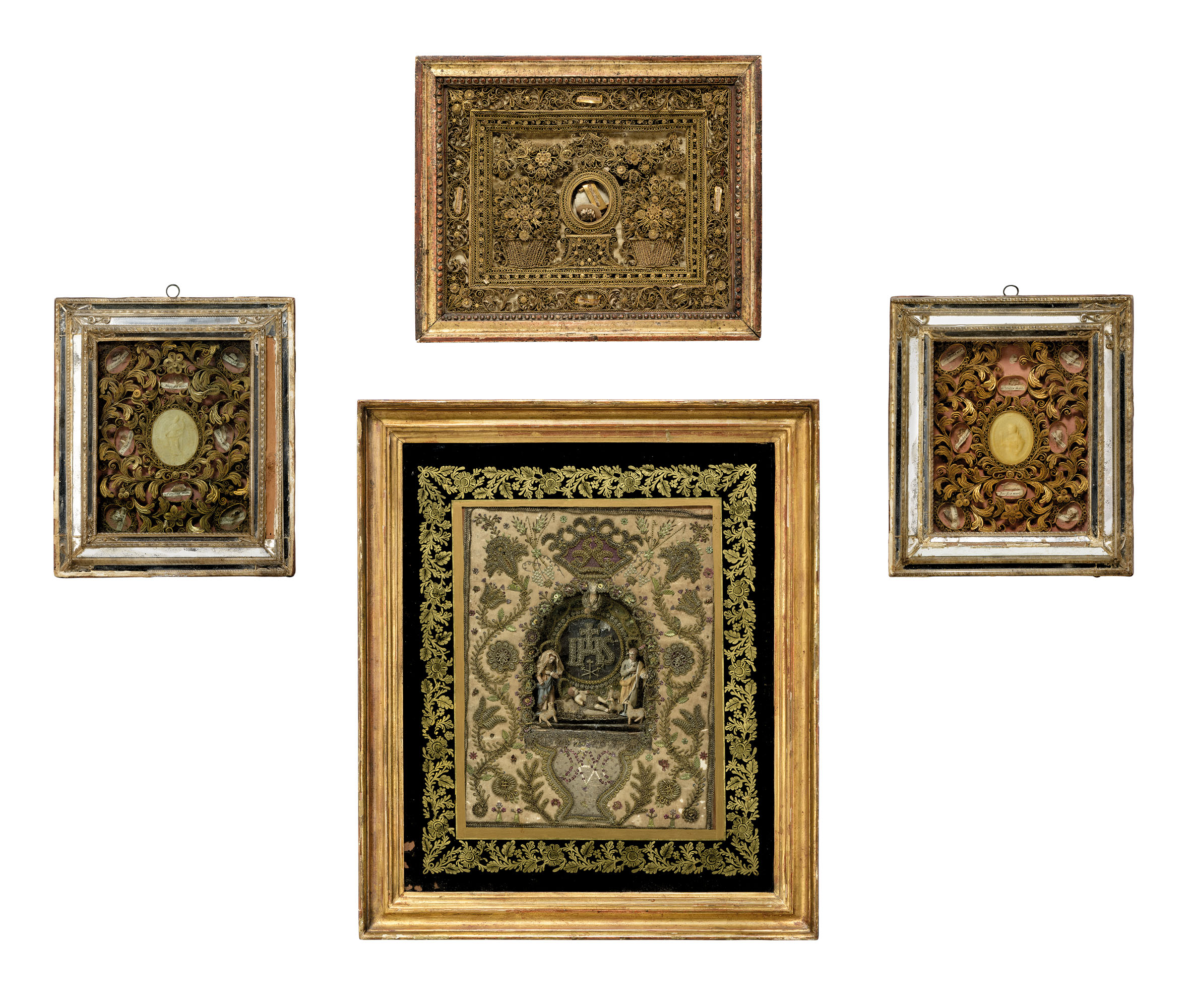 SPANISH, 18TH CENTURY, Framed reliquaries | Christie’s