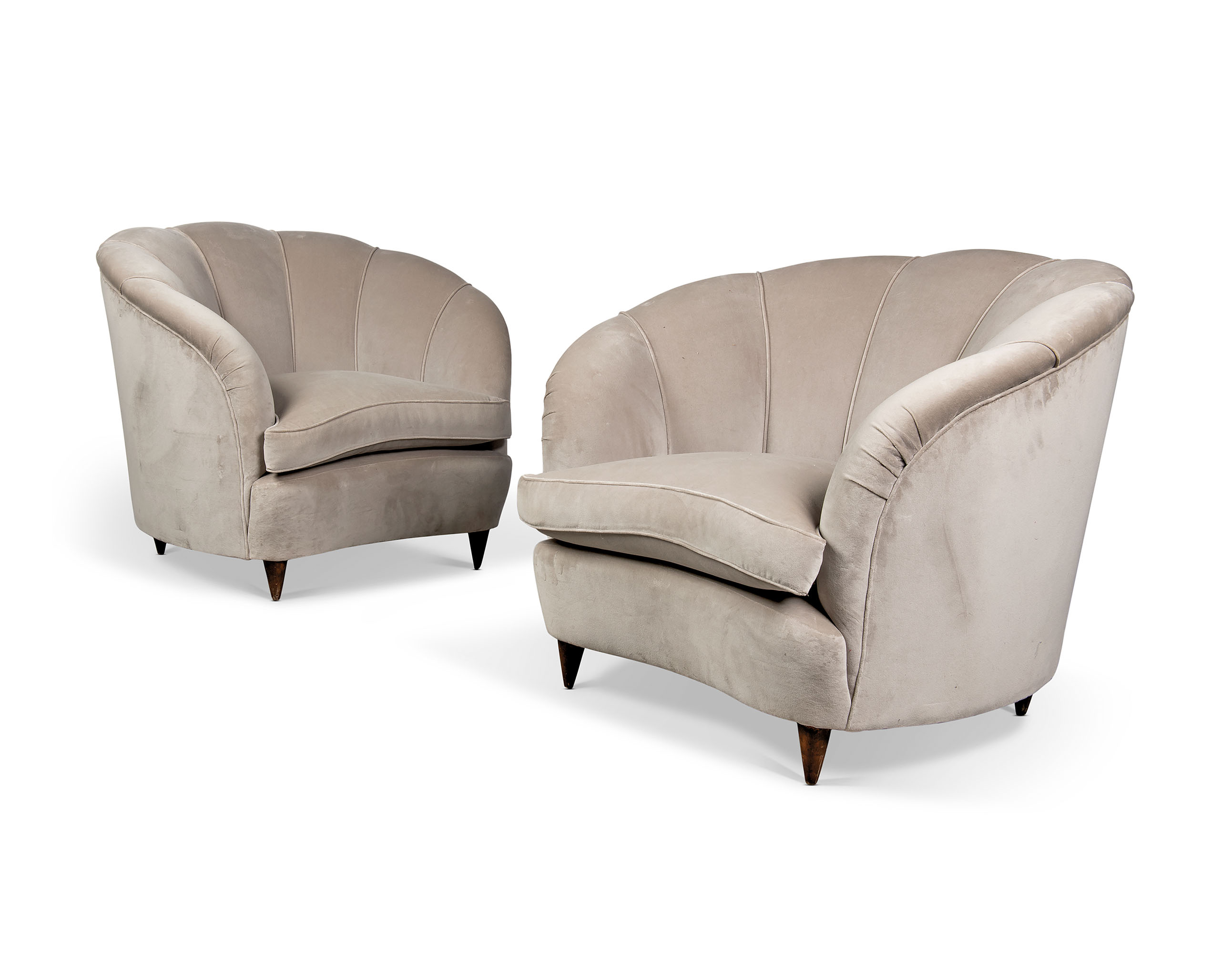 ITALIAN SCHOOL, A PAIR OF "SCALLOP" ARMCHAIRS, CIRCA 1960 | Christie’s