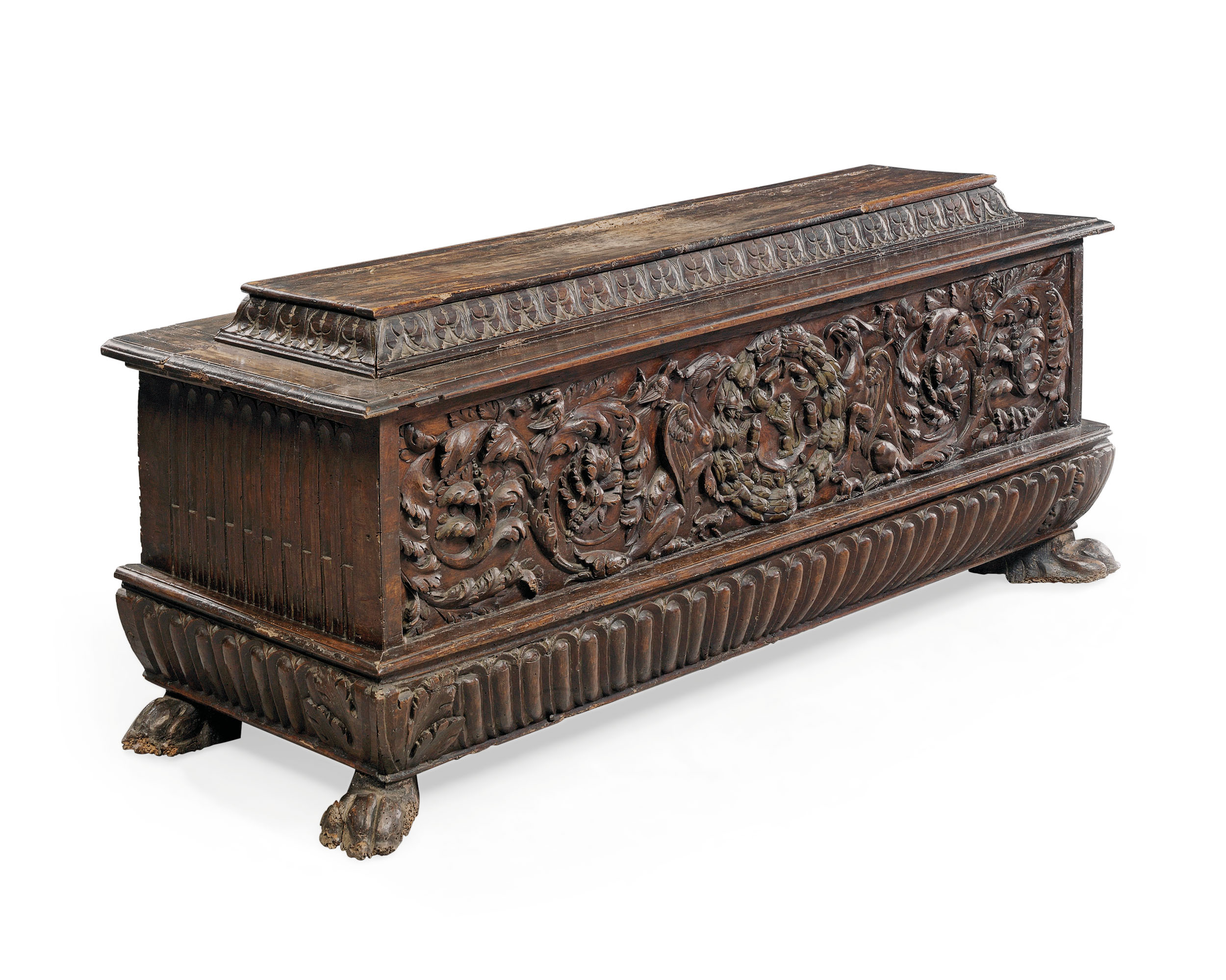 AN ITALIAN CHESTNUT CASSONE, LATE 16TH CENTURY AND LATER | Christie’s