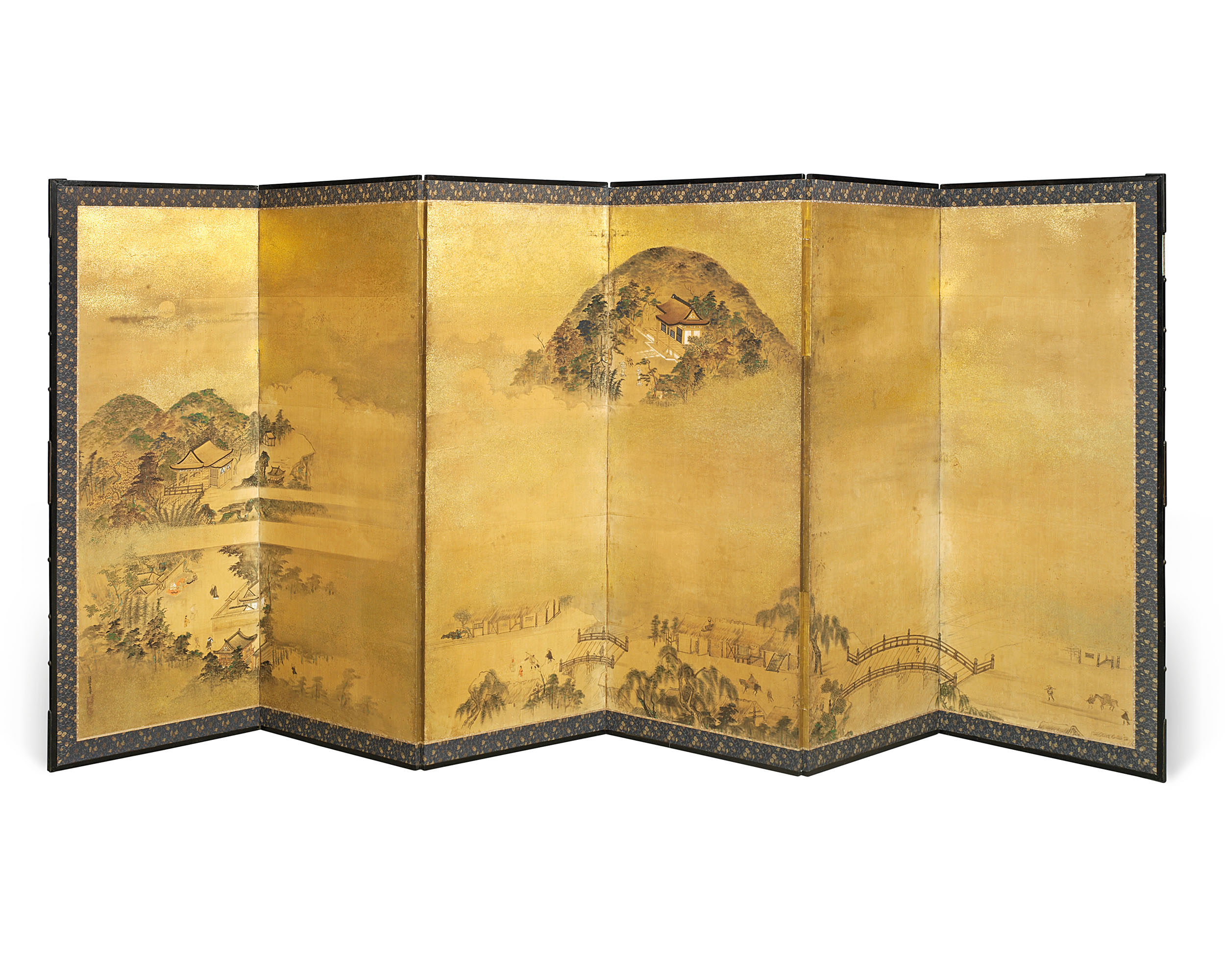 A JAPANESE SIX PANEL SCREEN, EDO PERIOD (19TH CENTURY) | Christie’s
