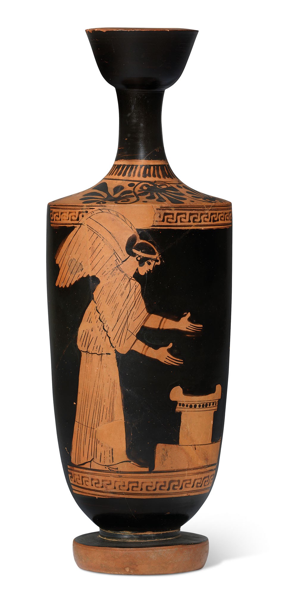 AN ATTIC RED-FIGURED LEKYTHOS, ATTRIBUTED TO THE BOWDOIN PAINTER, CIRCA ...