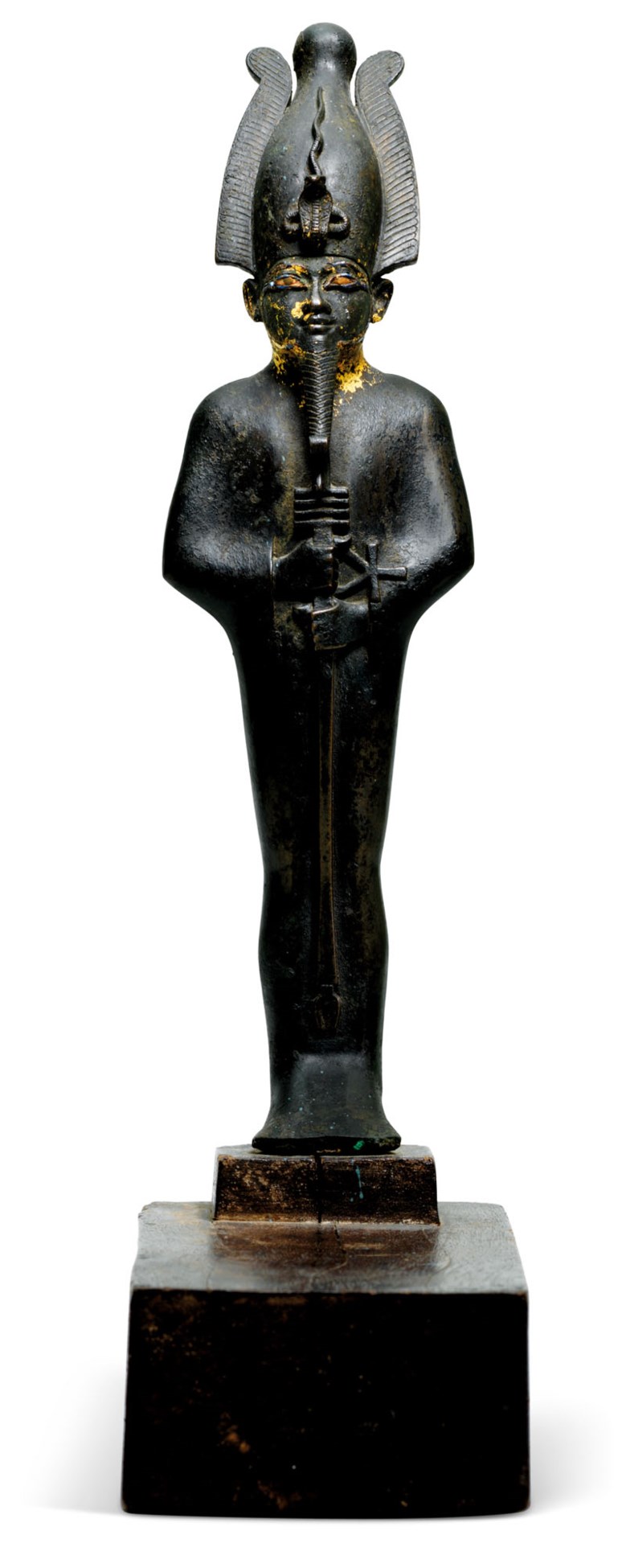 AN EGYPTIAN BRONZE OSIRIS-PTAH, LATE PERIOD, 26TH DYNASTY, REIGN OF ...