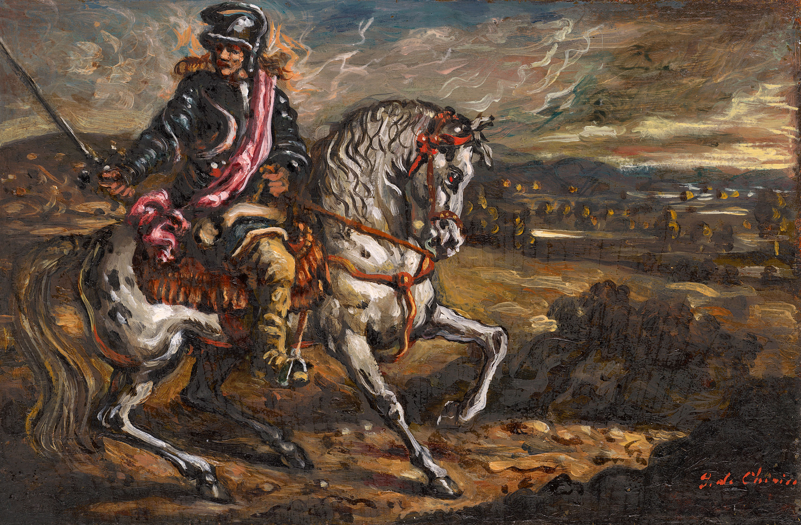 GIORGIO DE CHIRICO (1888-1978), Cavallo e cavaliere | Christie’s