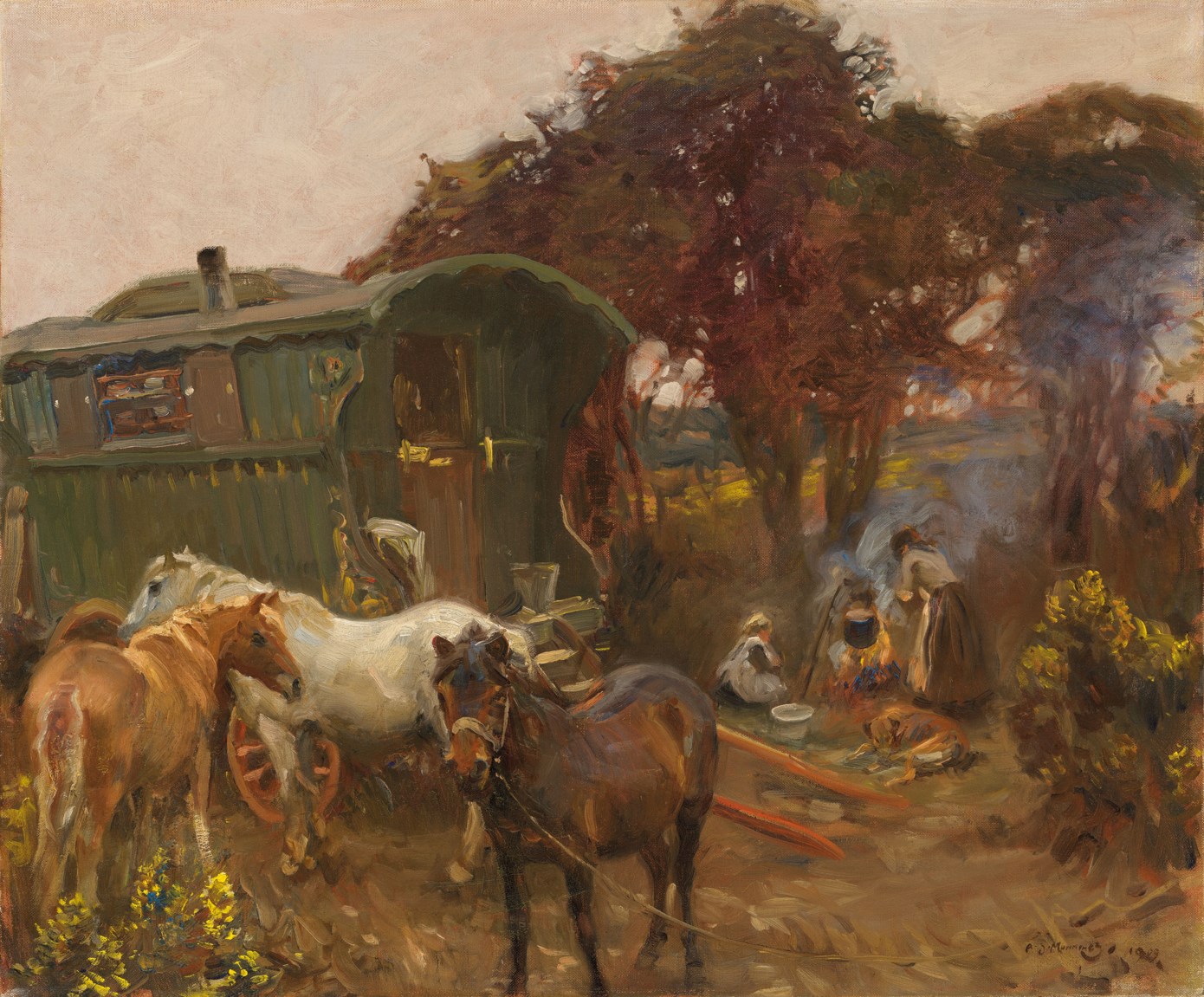 Sir Alfred James Munnings, P.R.A., R.W.S. (Mendham 1878-1959 Dedham ...