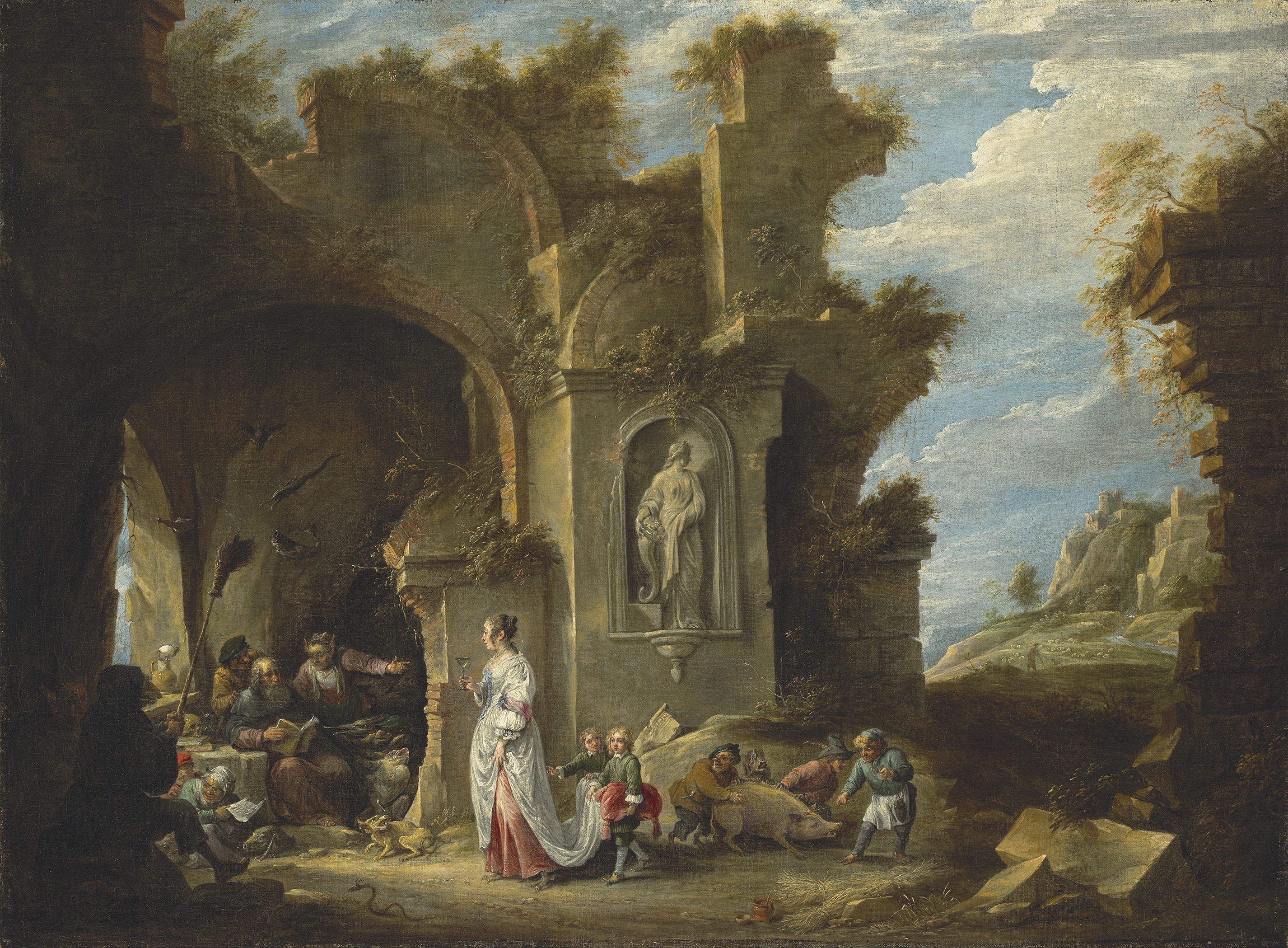 DAVID TENIERS, THE YOUNGER (ANTWERP 1610-1690 BRUSSELS), Temptation of Saint Anthony | Christie’s