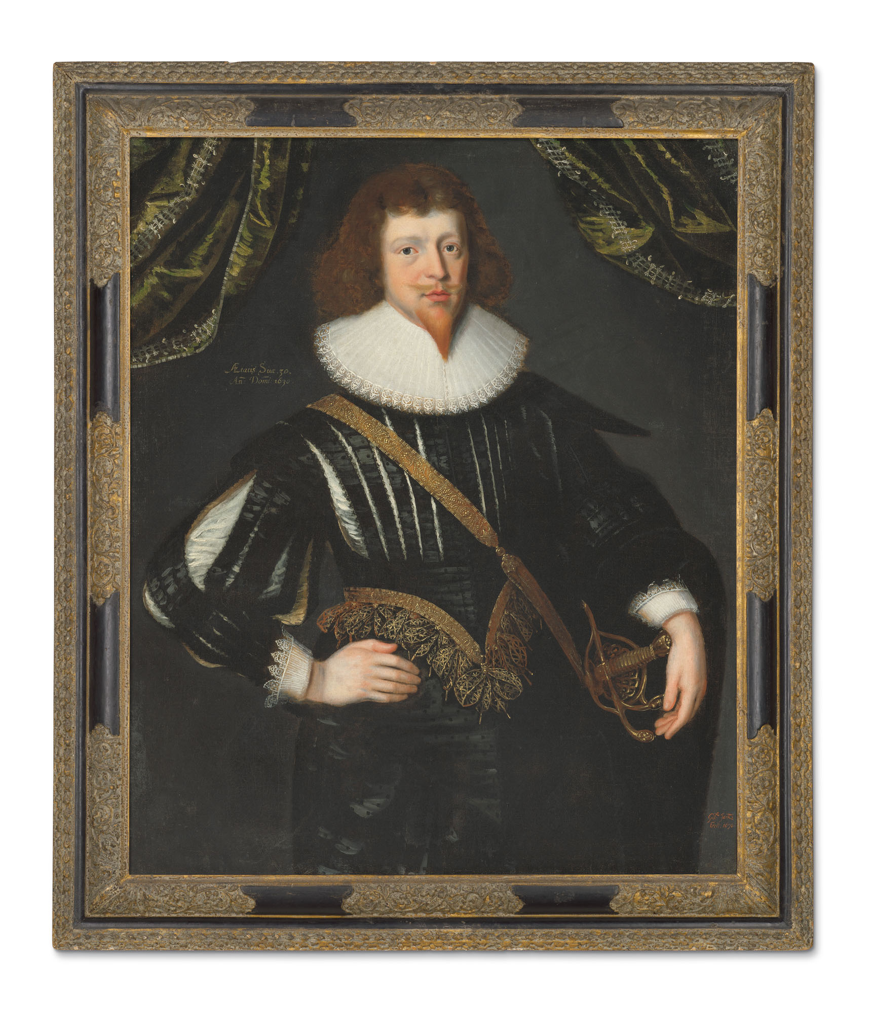 GILBERT JACKSON (ENGLAND C.1595/1600-AFTER 1648), Portrait of a ...