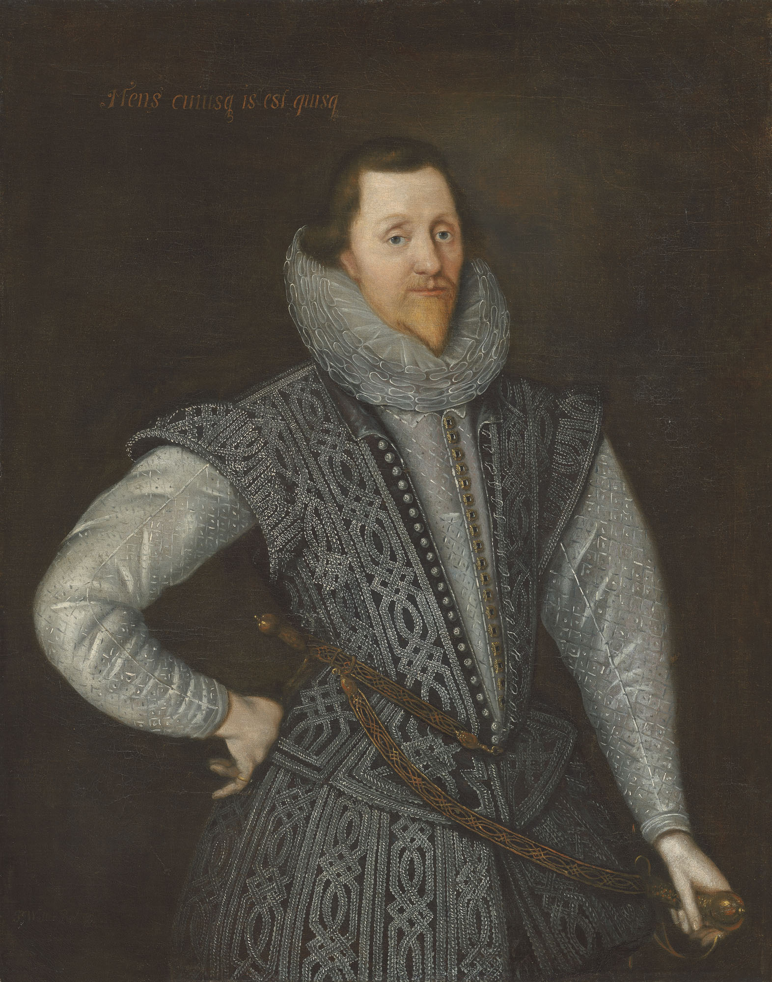 File:English School ca. 1600 Portrait of a gentleman, traditionally ...