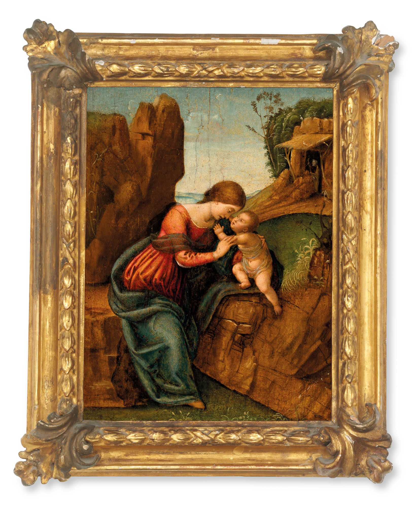 PIERO DI COSIMO (?FLORENCE 1461/2-?1521 FLORENCE), Rest on the Flight ...