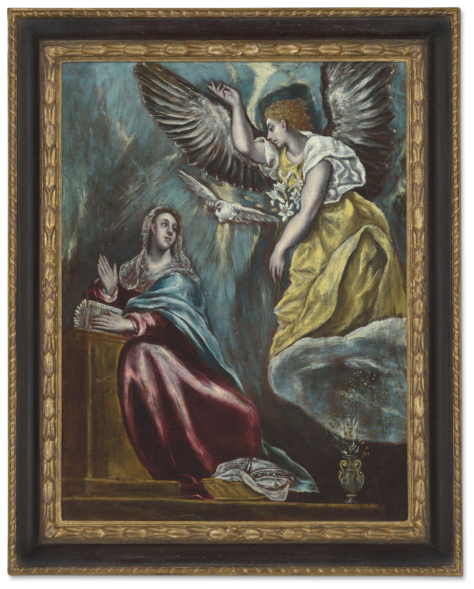 CIRCLE OF DOMÉNIKOS THEOTOKÓPOULOS, CALLED EL GRECO (1541-1614), The Annunciation | Christie’s