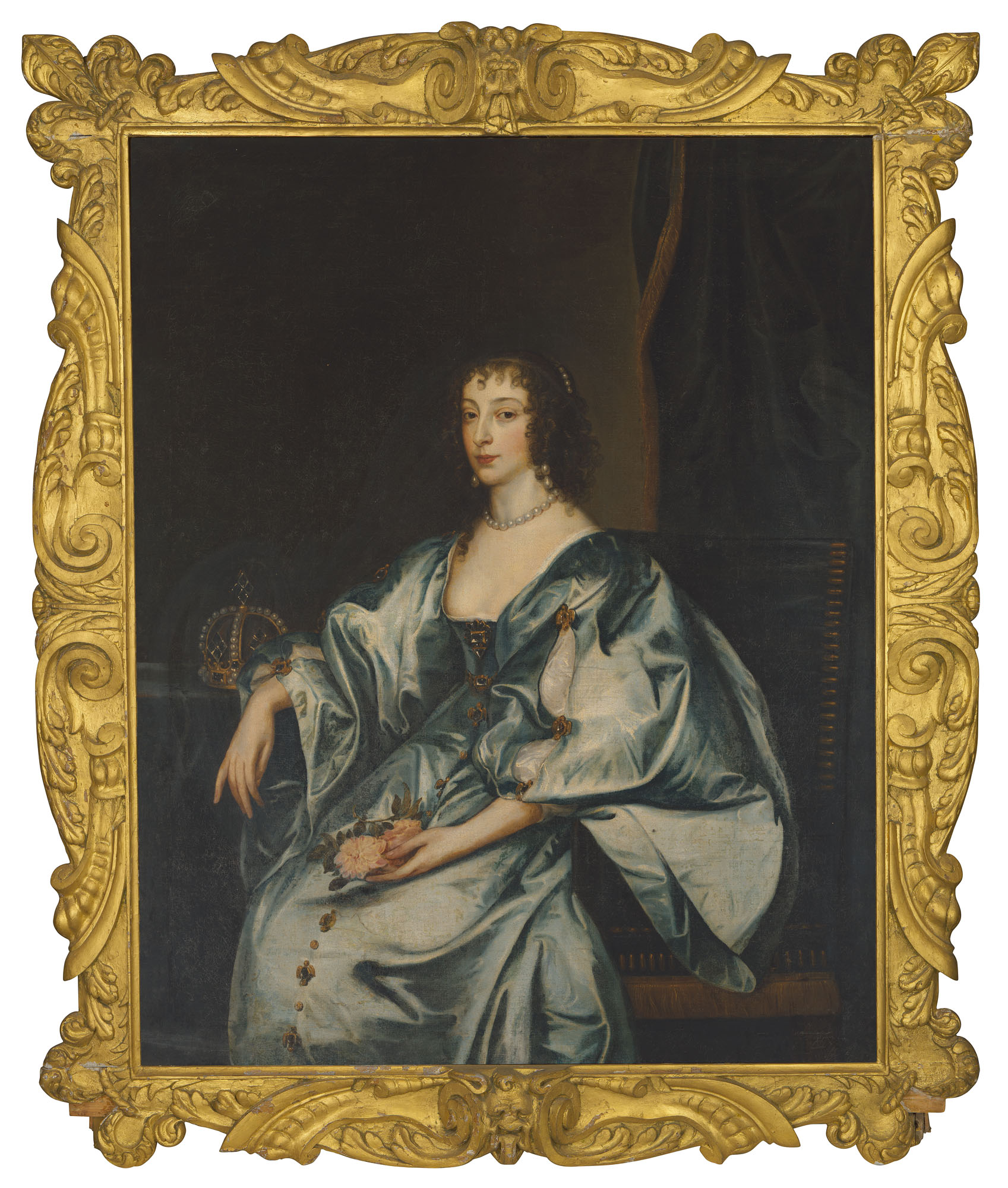 AFTER SIR ANTHONY VAN DYCK, Portrait of Queen Henrietta Maria (1609 ...