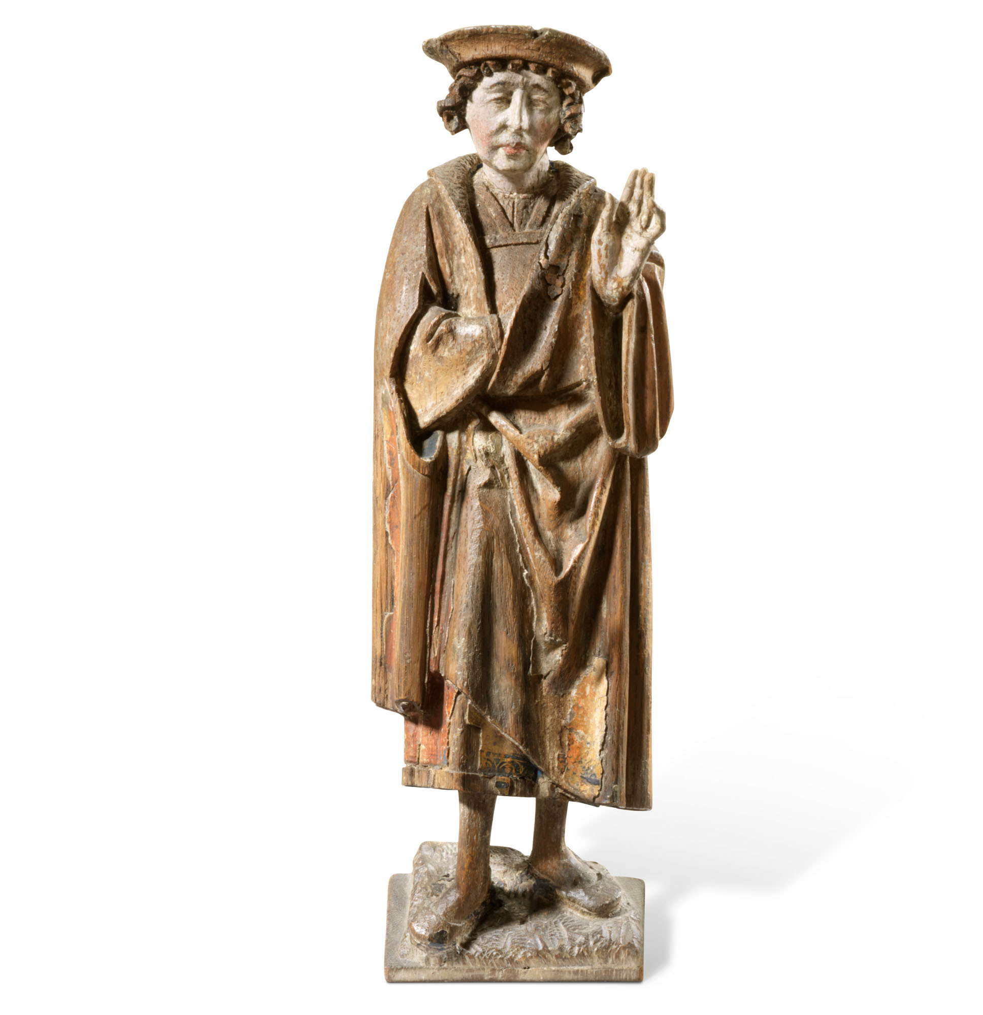 FLEMISH, ANTWERP, FIRST QUARTER 16TH CENTURY, Standing male figure ...