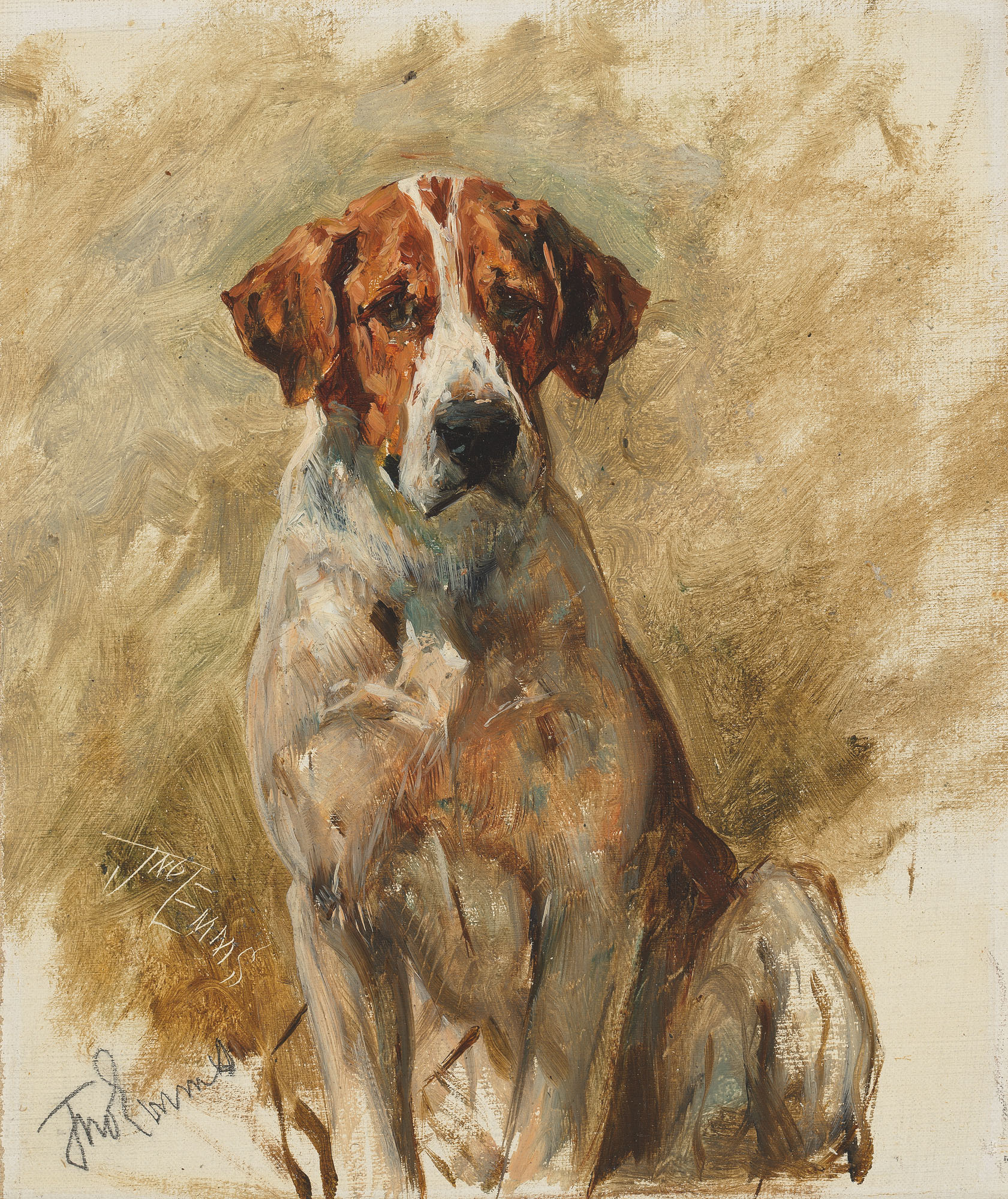 JOHN EMMS (BRITISH, 1841-1912), Study of a Hound | Christie’s