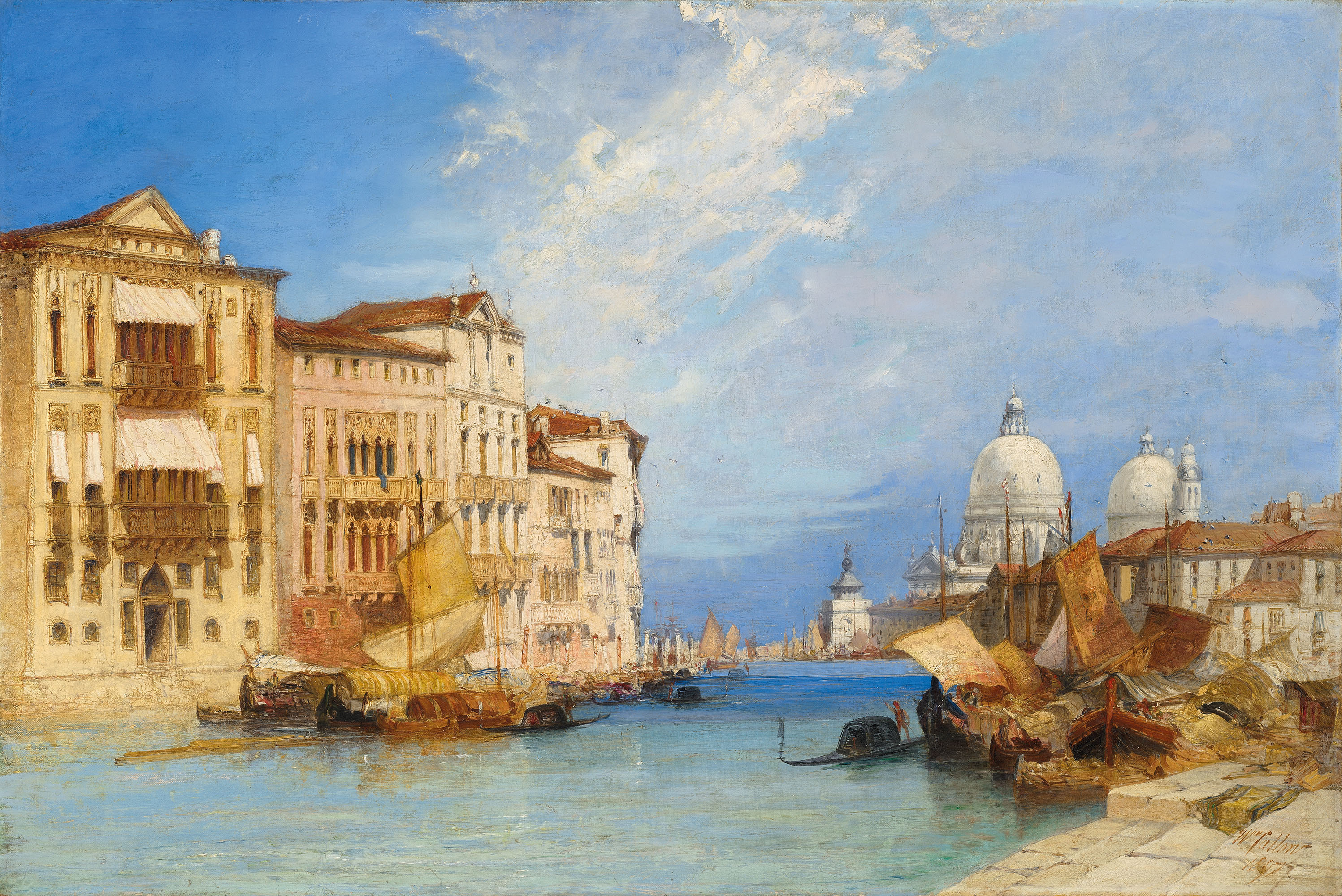 WILLIAM CALLOW, R.W.S. (BRITISH, 1812-1908), The Grand Canal, Venice ...