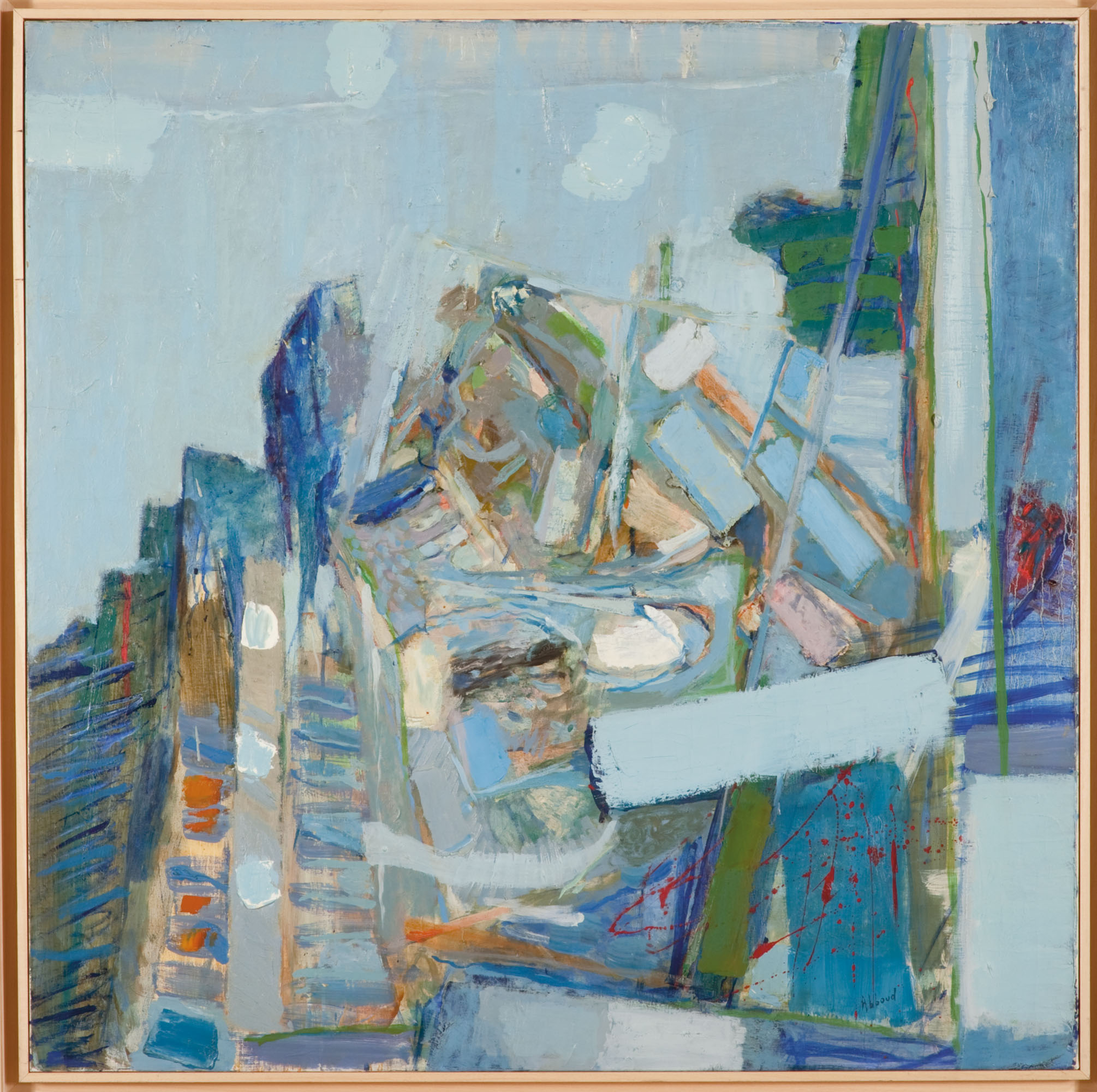 Shafic Abboud (Lebanese, 1926-2004), Déjeuner à l'atelier | Christie’s