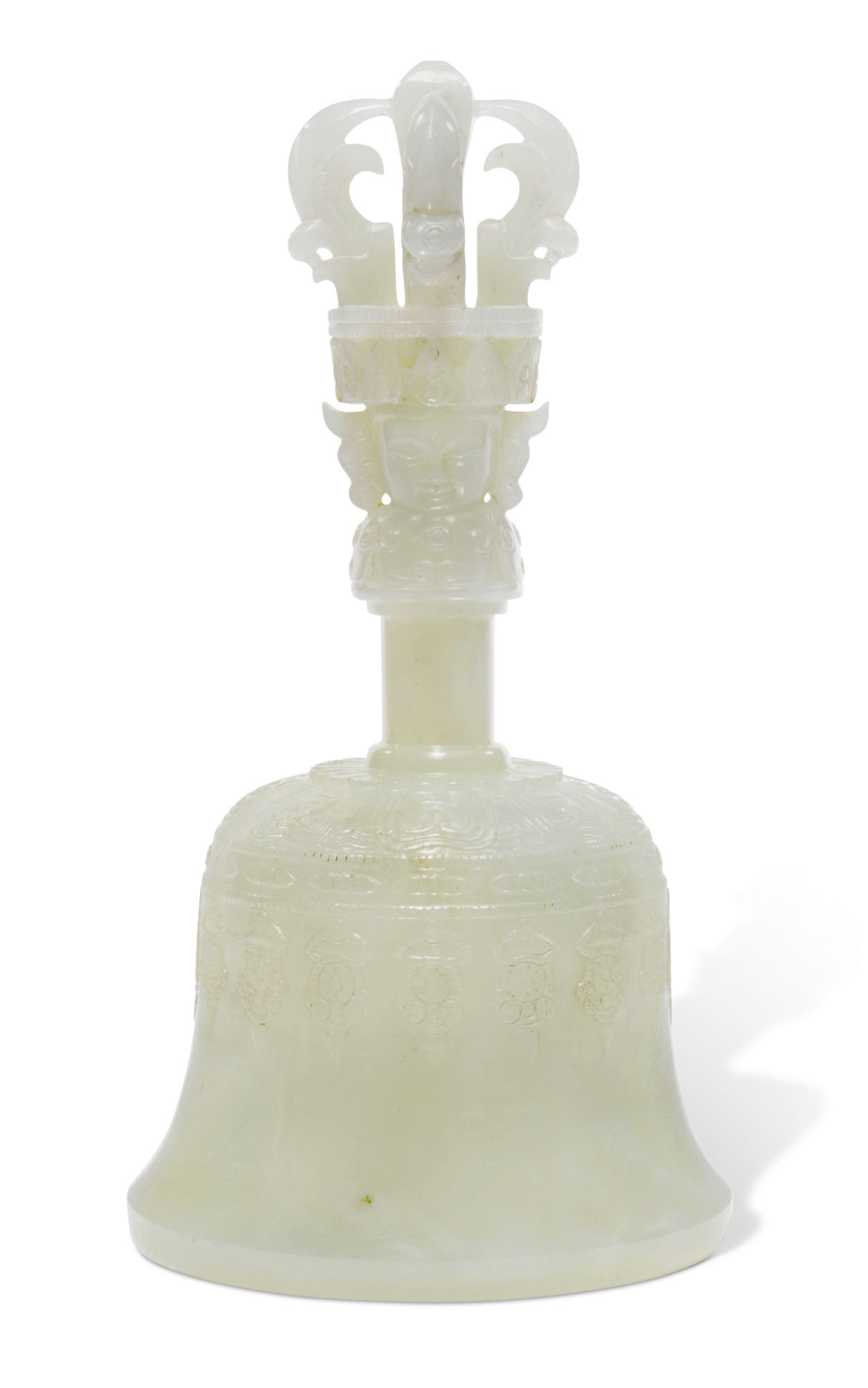 A WHITE JADE RITUAL BELL