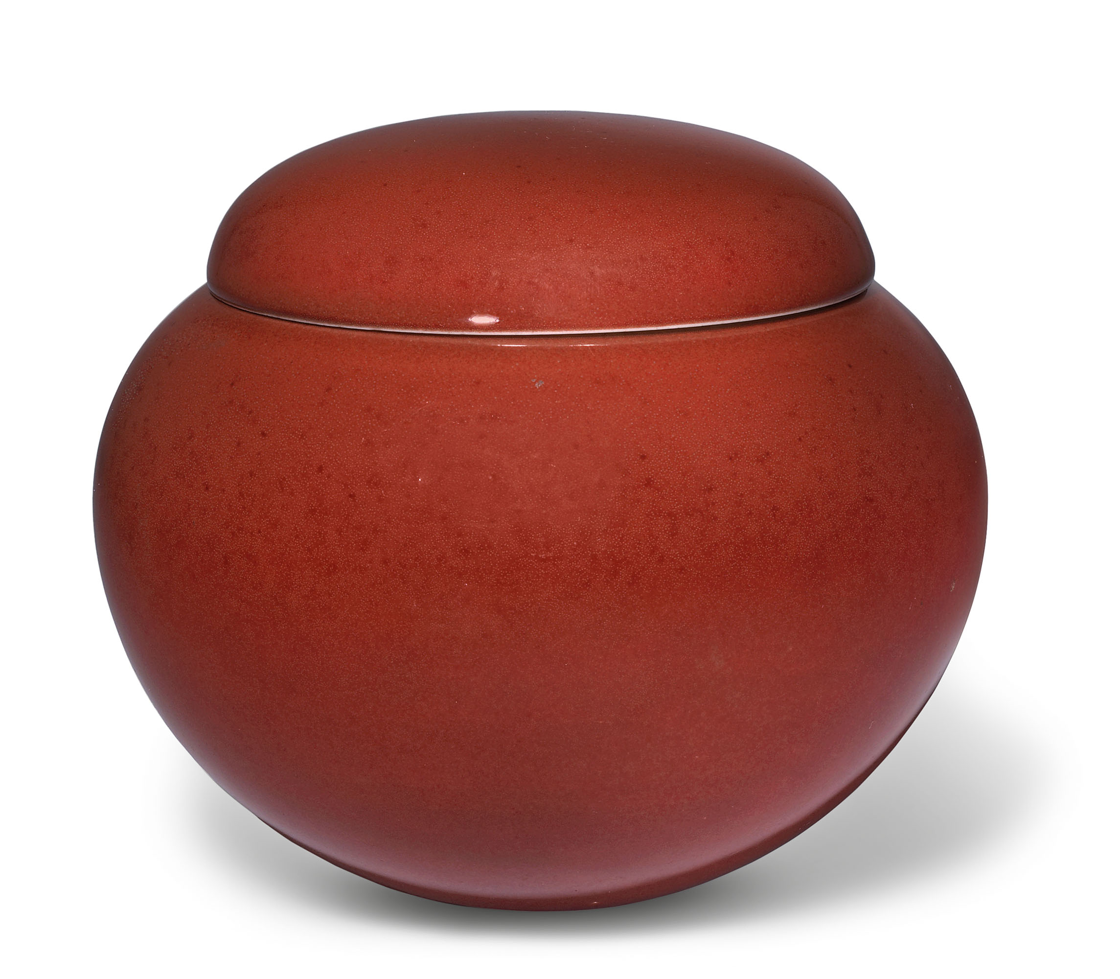 A FINELY MODELLED YIXING STONEWARE 'PLUM BLOSSOM' BRUSHPOT, SIGNED YANG ...