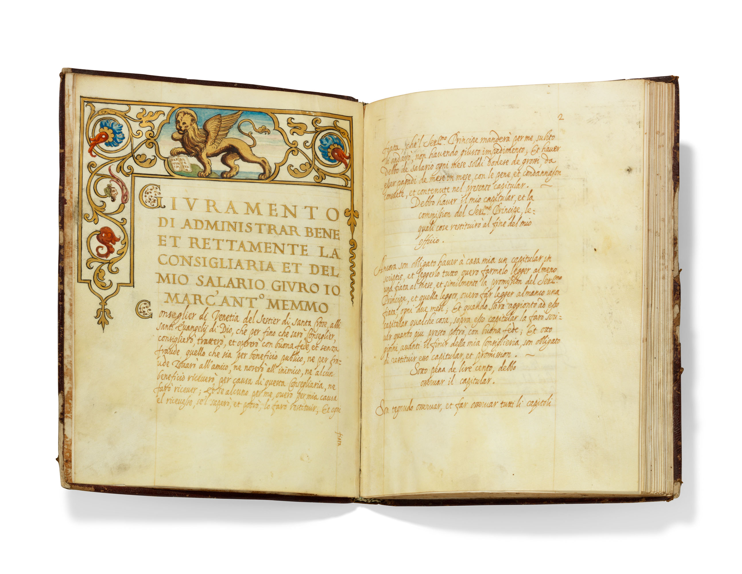 Marco Antonio Memmo (1556-1615), Oath of Office [Venice, c.1600 ...