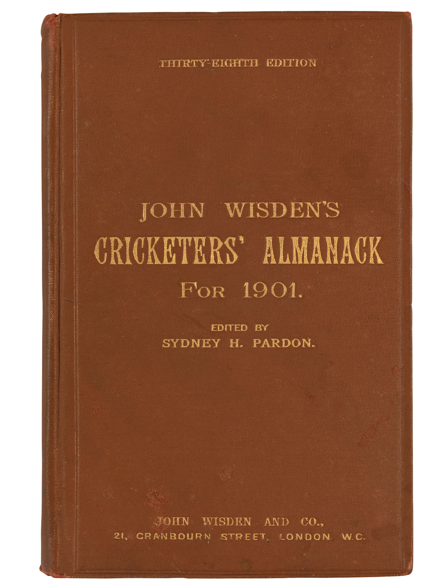 Wisden, Cricketers’ Almanack for 1901 | Christie’s