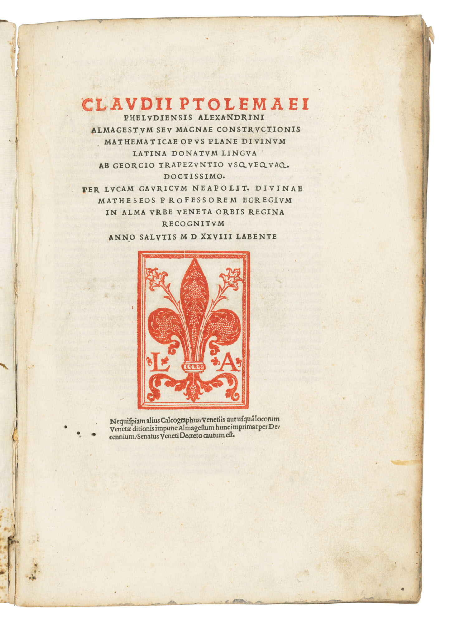 Claudius Ptolemy Almagest