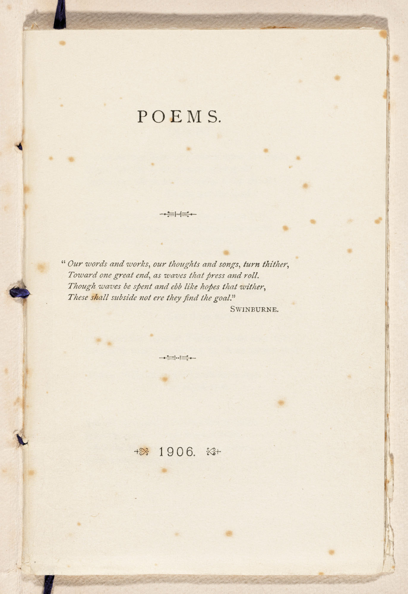 Siegfried Sassoon 1886 1967 Poems 1906 Christies