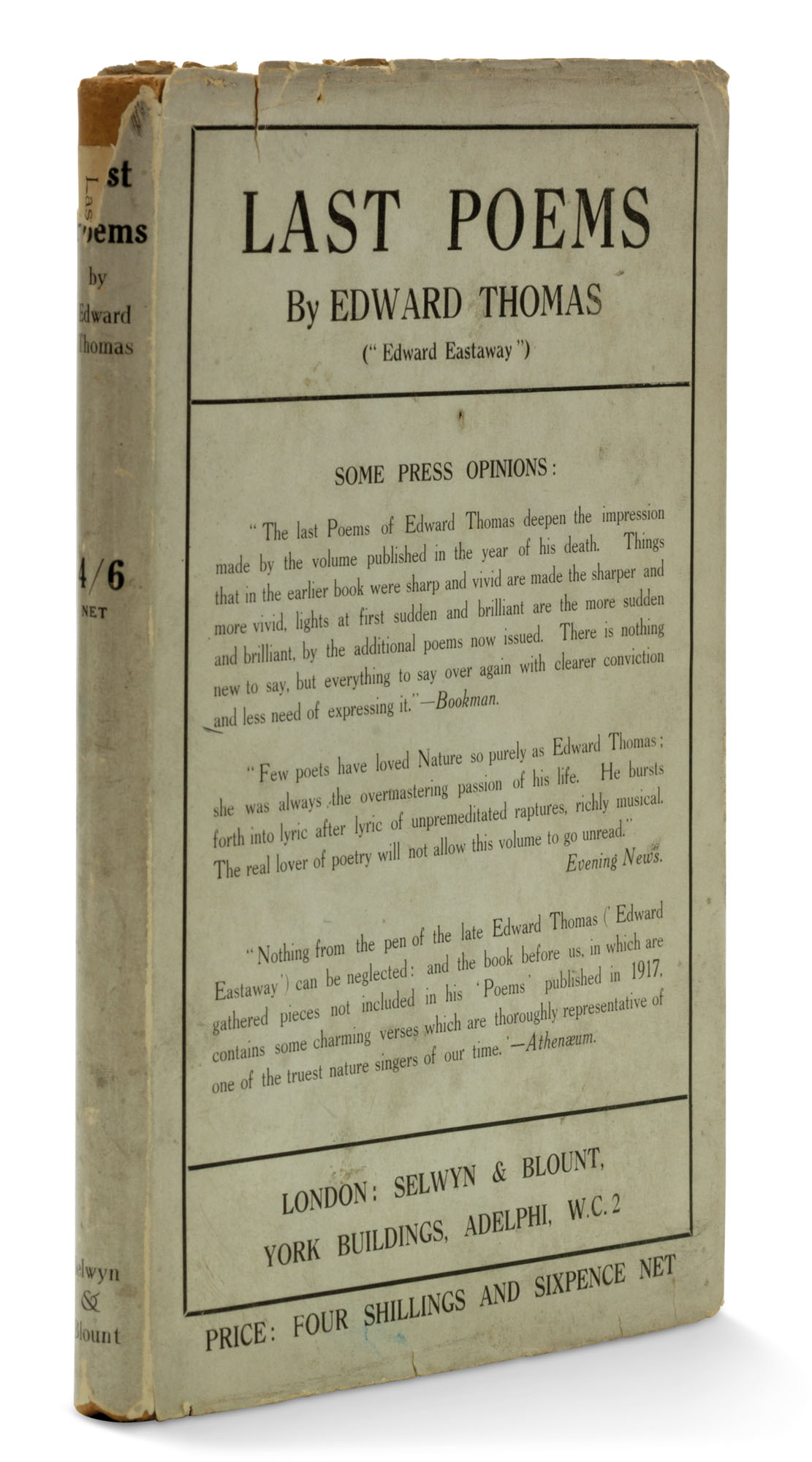 Edward Thomas (1878-1917)