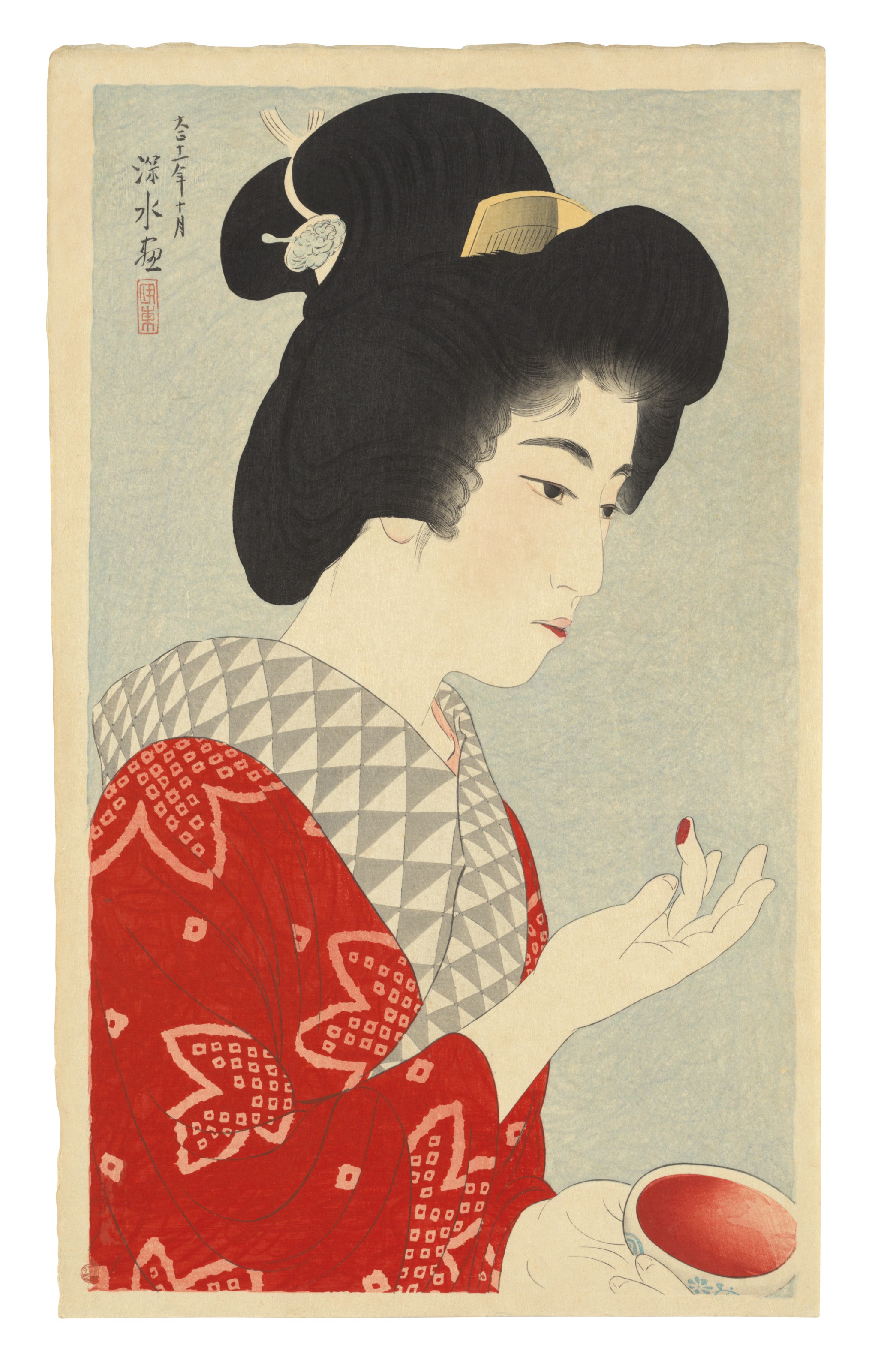 ITO SHINSUI (1898-1972), Rouge (Kuchibeni) | Christie’s