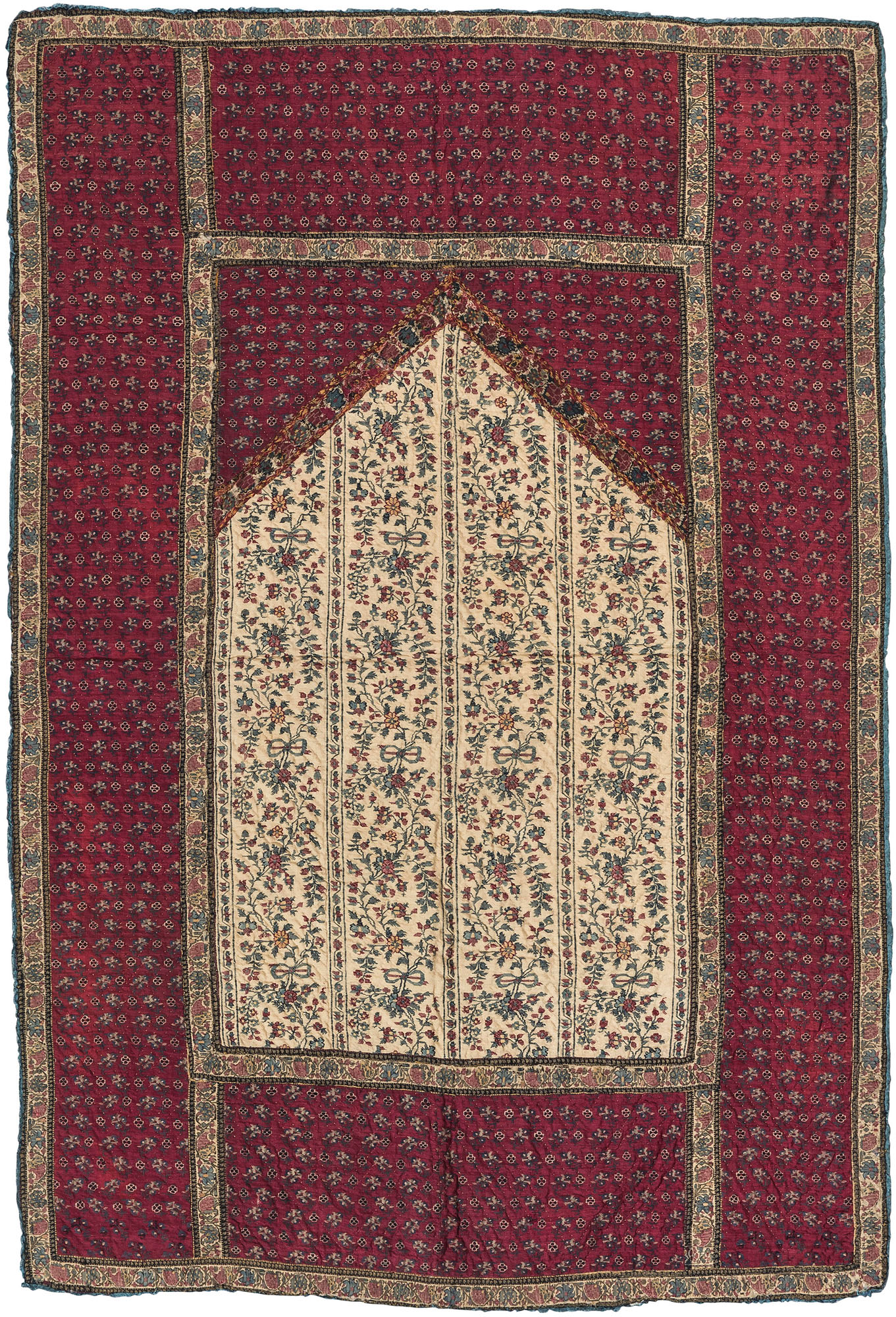 A COMPOSITE PRAYER MAT, NORTH INDIA, LATE 19TH CENTURY | Christie’s