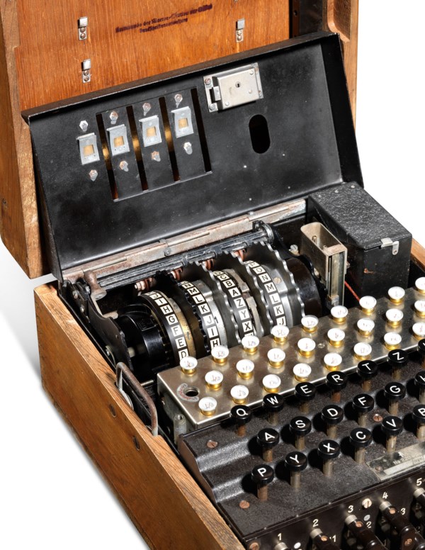 A Second World War Enigma Machine, Olympia Büromaschinenwerke. 1944 ...
