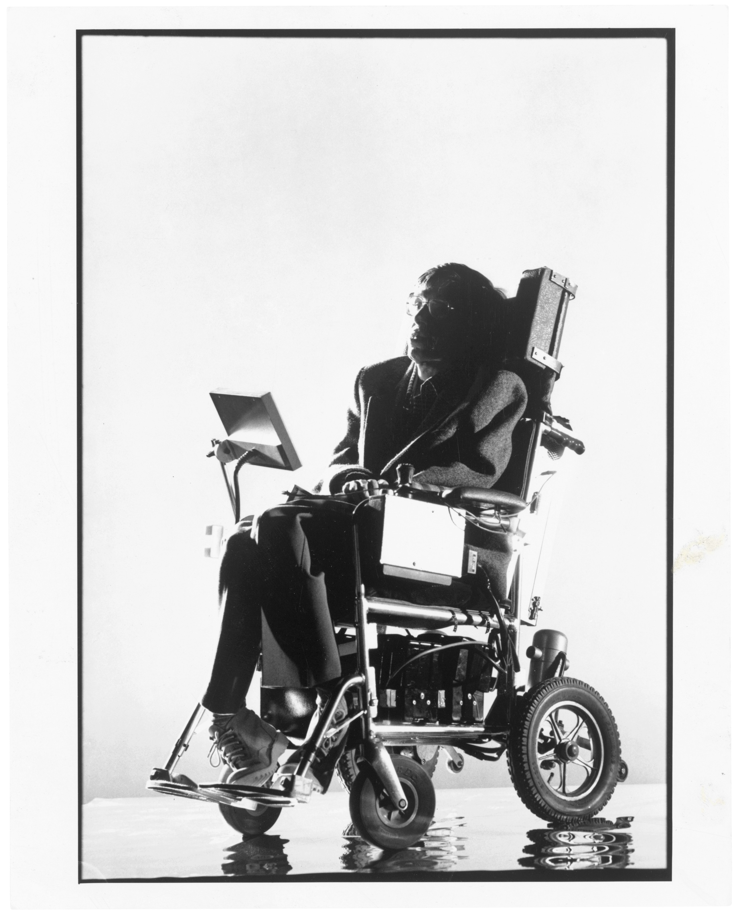 The legendary silhouette, Stephen Hawking. c.1990 | Christie’s
