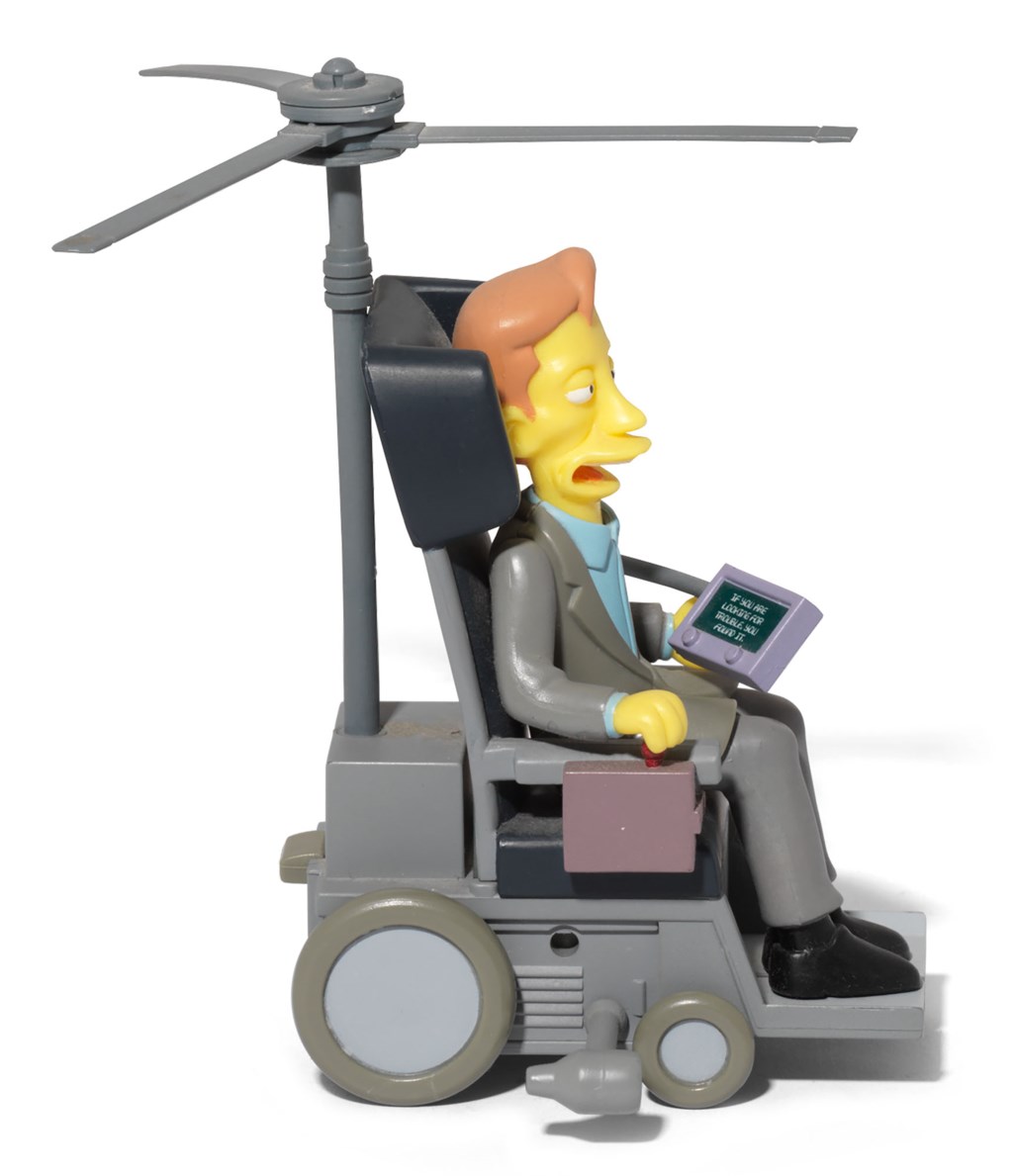 Stephen Hawking’s personal Simpsons figurine, [Stephen Hawking]. 2003 ...
