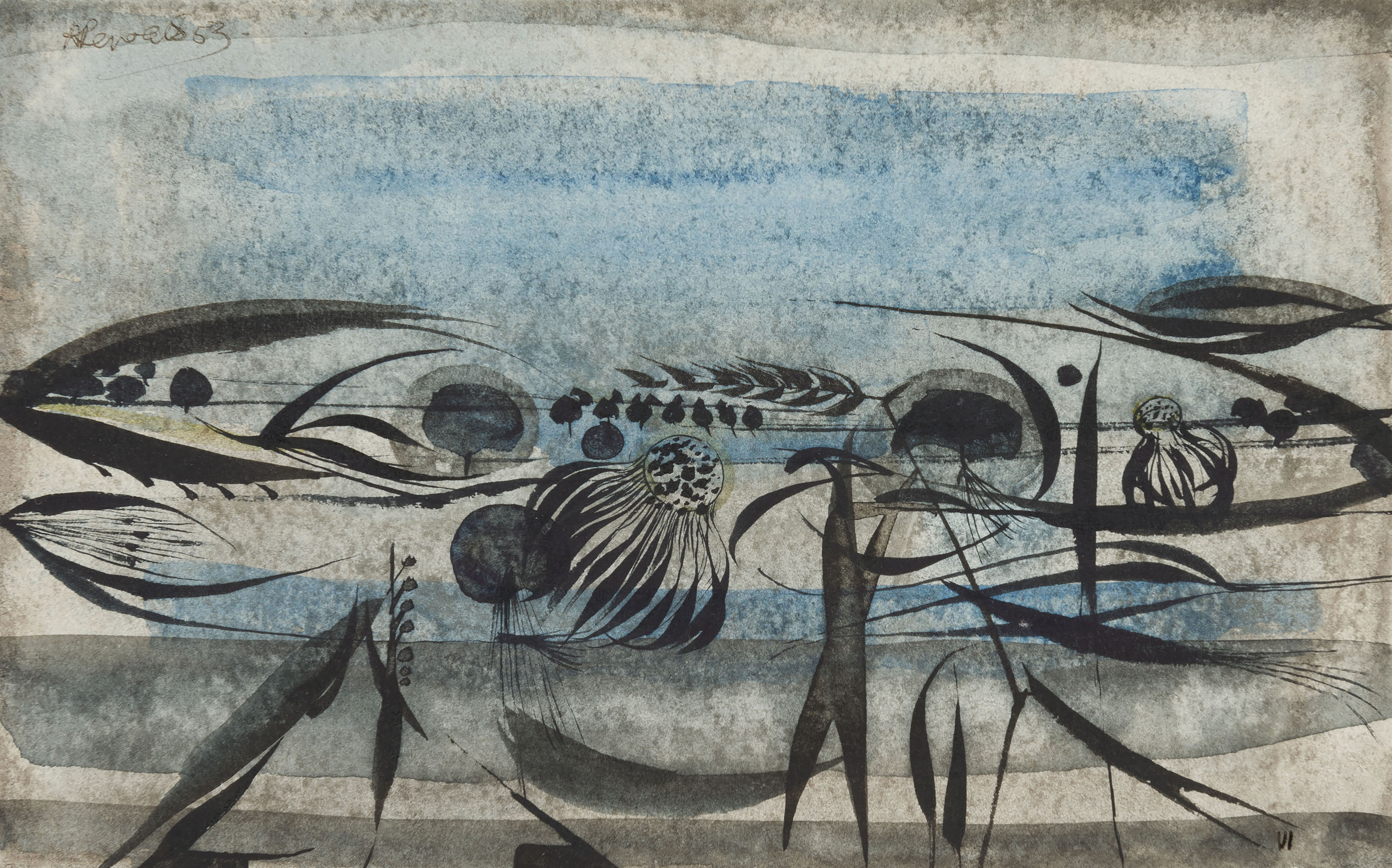 ERIC RAVILIOUS (1903-1942), Church under a hill | Christie's